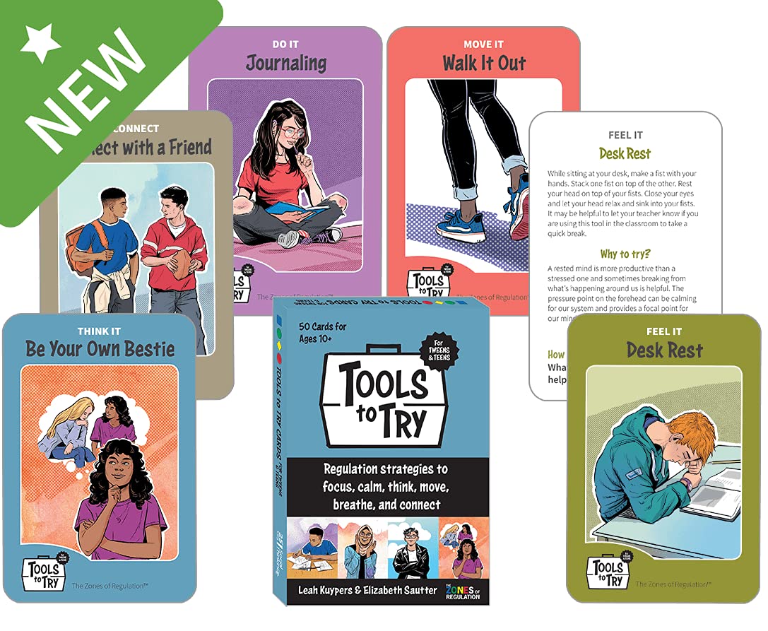 Social Thinking The Zones Of Regulation Tools To Try Cards | Desertcart ...