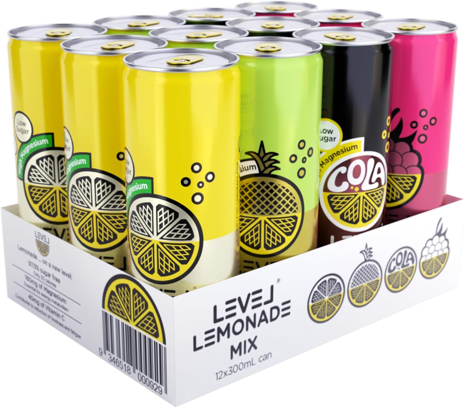 Level Lemonade | High Magnesium, High Vitamin C & Low Sugar Sports ...