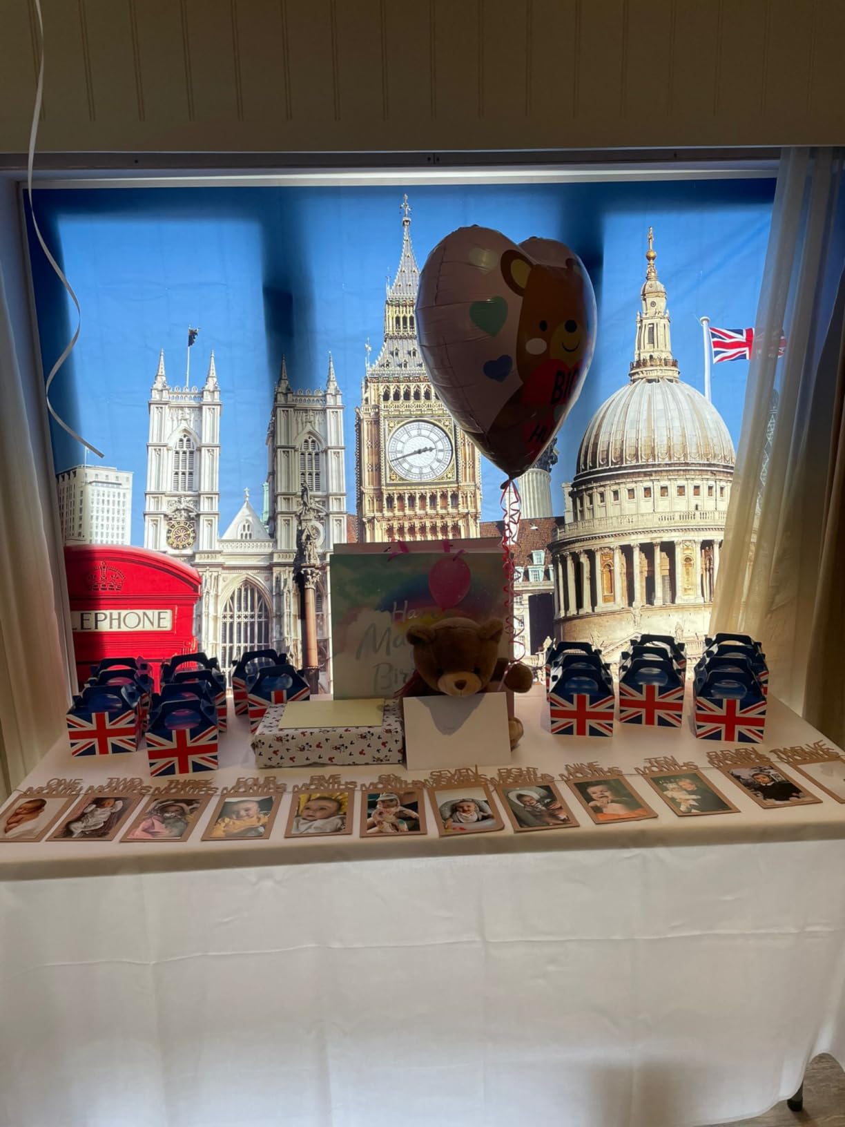 Aoihrraan 3x2m Big Ben Backdrop London Bell Tower Red Telephone Booth ...