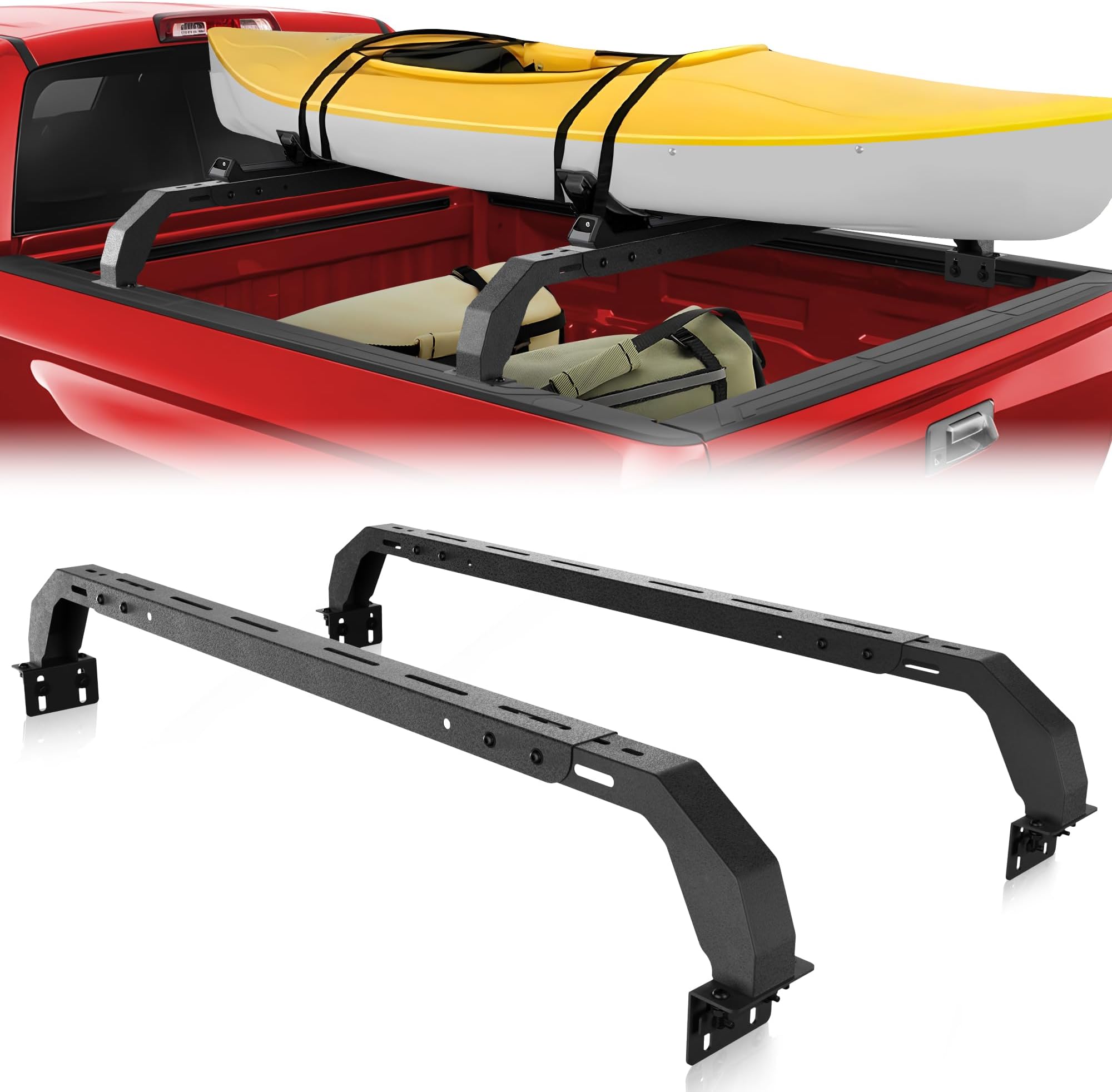 Amazon.com: PARTREE Overland Bed Racks Truck Cargo Carrier fit for Jeep ...