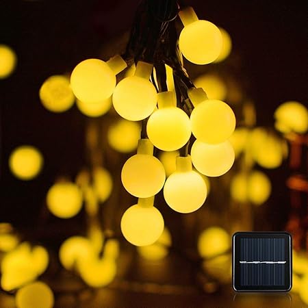 Amazon.com : YOZATIA Globe String Lights 2 Pack 19.7ft 40 LED Battery ...