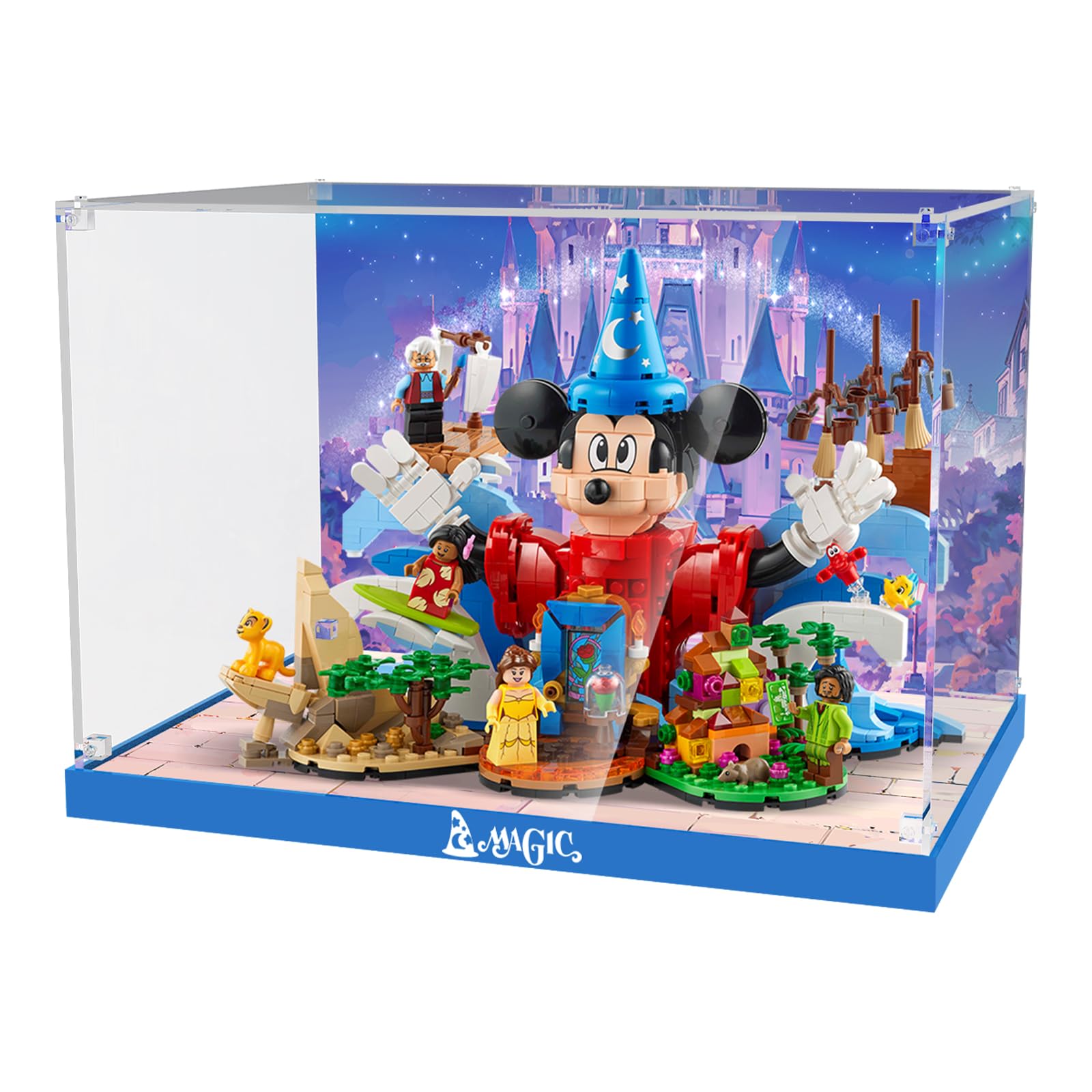 Amazon.com: NAOCARD Acrylic Display Case for Lego Magic of Disney ...