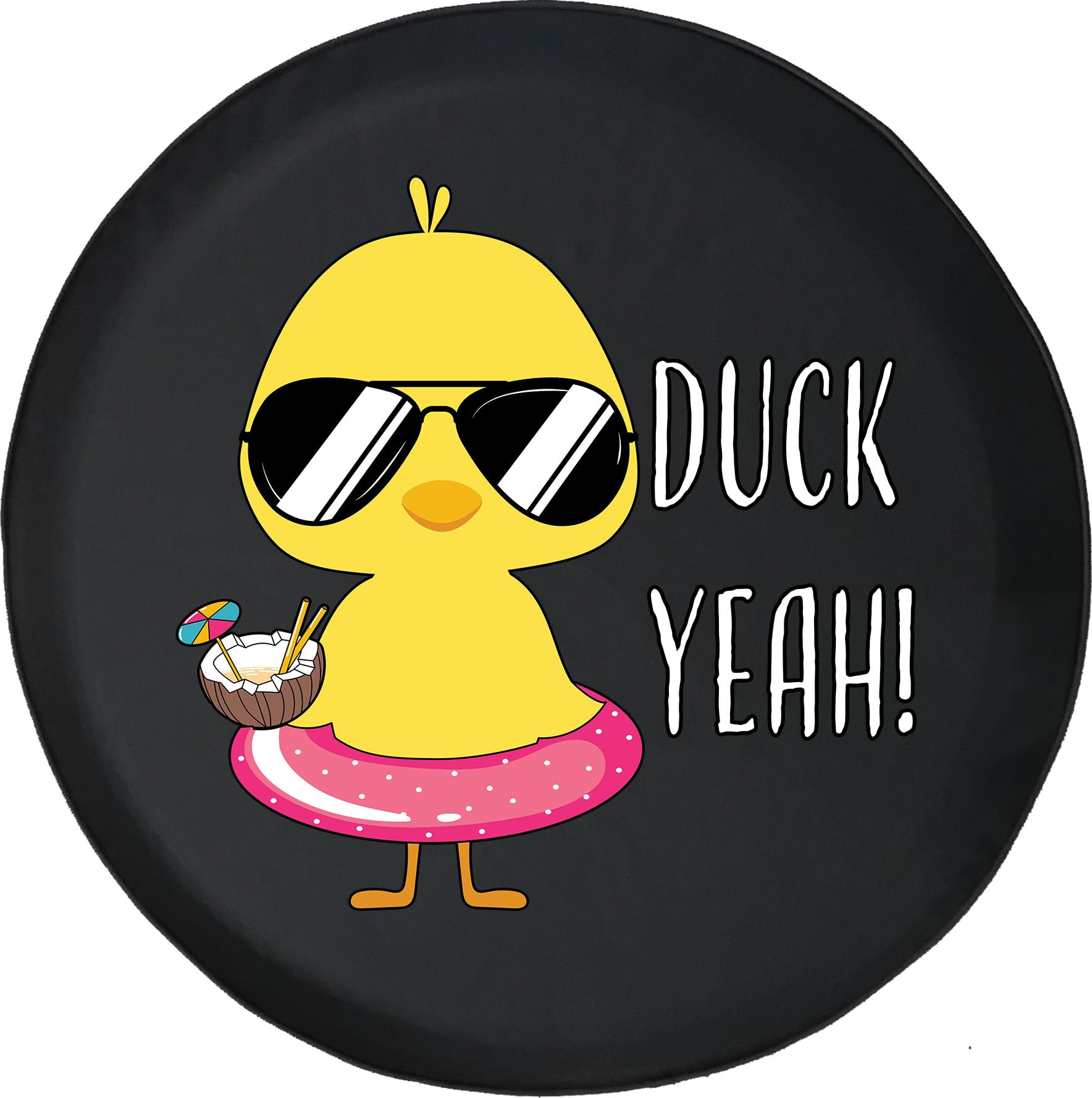 Amazon.com: Spare Tire Cover Duck Yeah Summer Duck Universal Fit | 32 ...