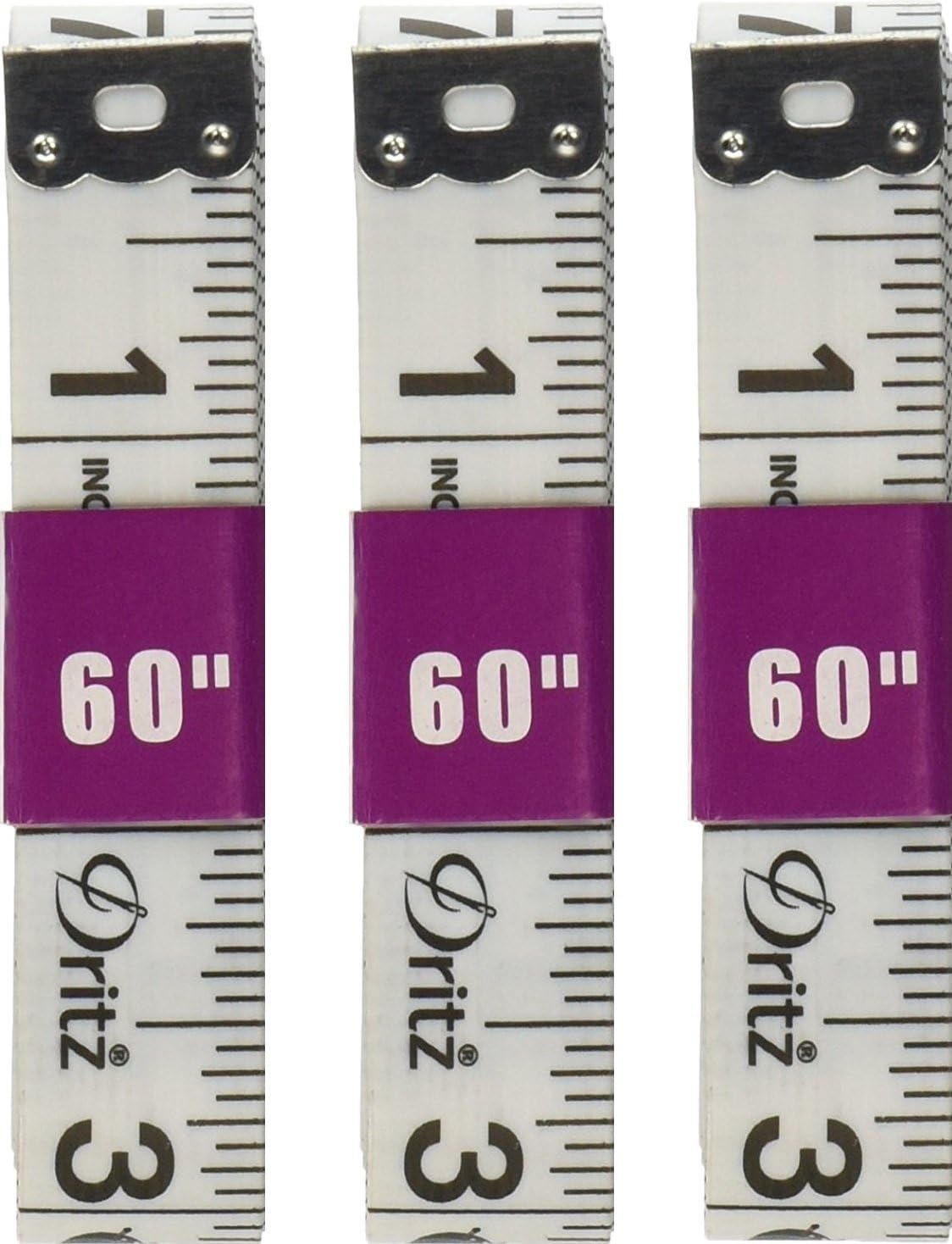 Amazon.com: 3 pack - Dritz Vinyl Tailoring Tape Measure for Sewing, 5/8 ...