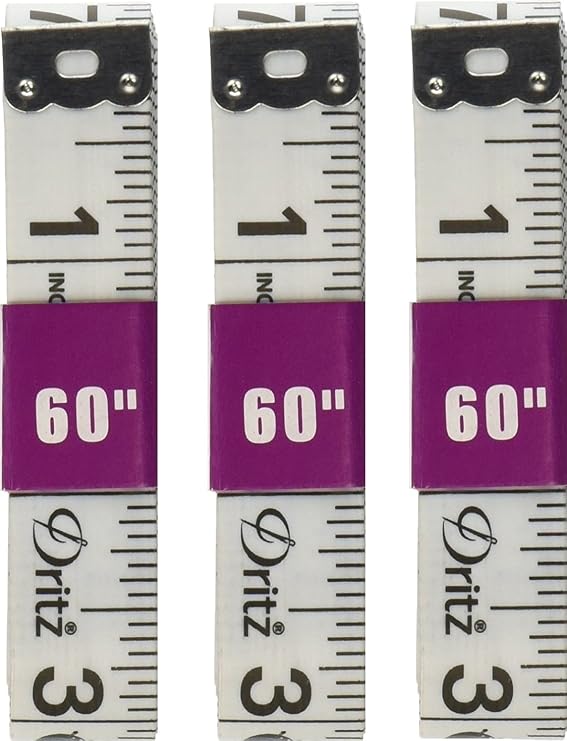 Amazon.com: 3 pack - Dritz Vinyl Tailoring Tape Measure for Sewing, 5/8 ...