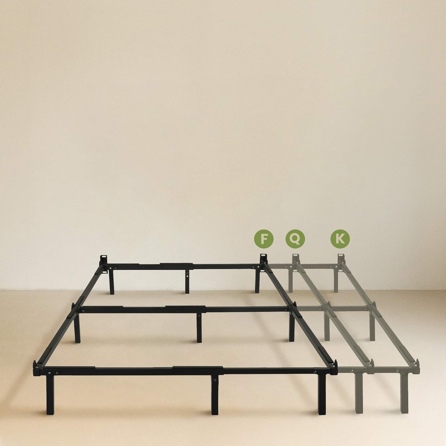 Amazon.com: Comfort Prime - Adjustable/Expandable Steel Bed Frame for ...