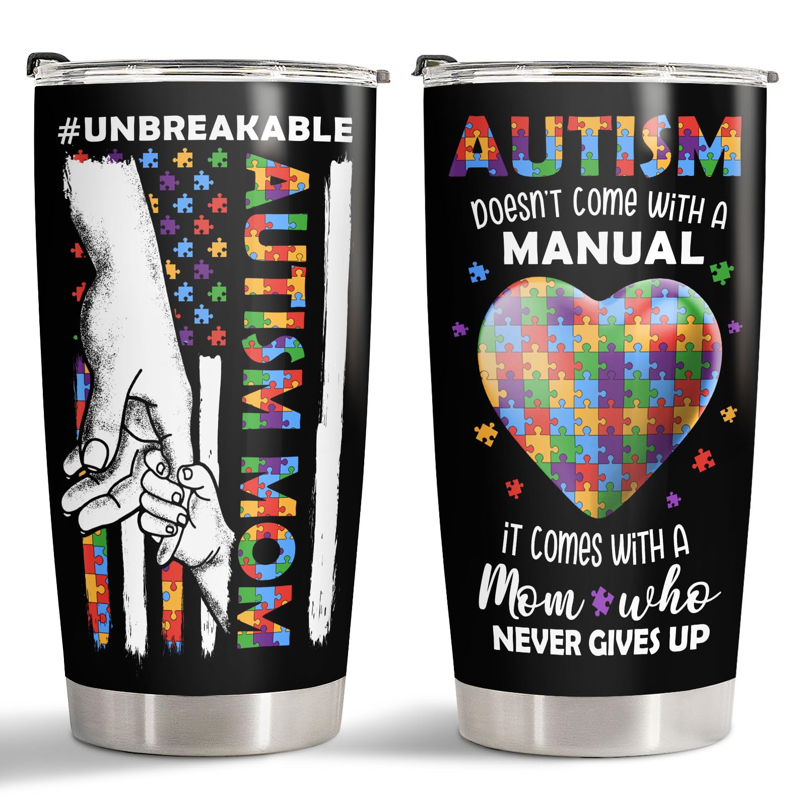 Amazon.com | 34HD Christmas Gifts for Autism Mom, Autism Mom Tumbler ...