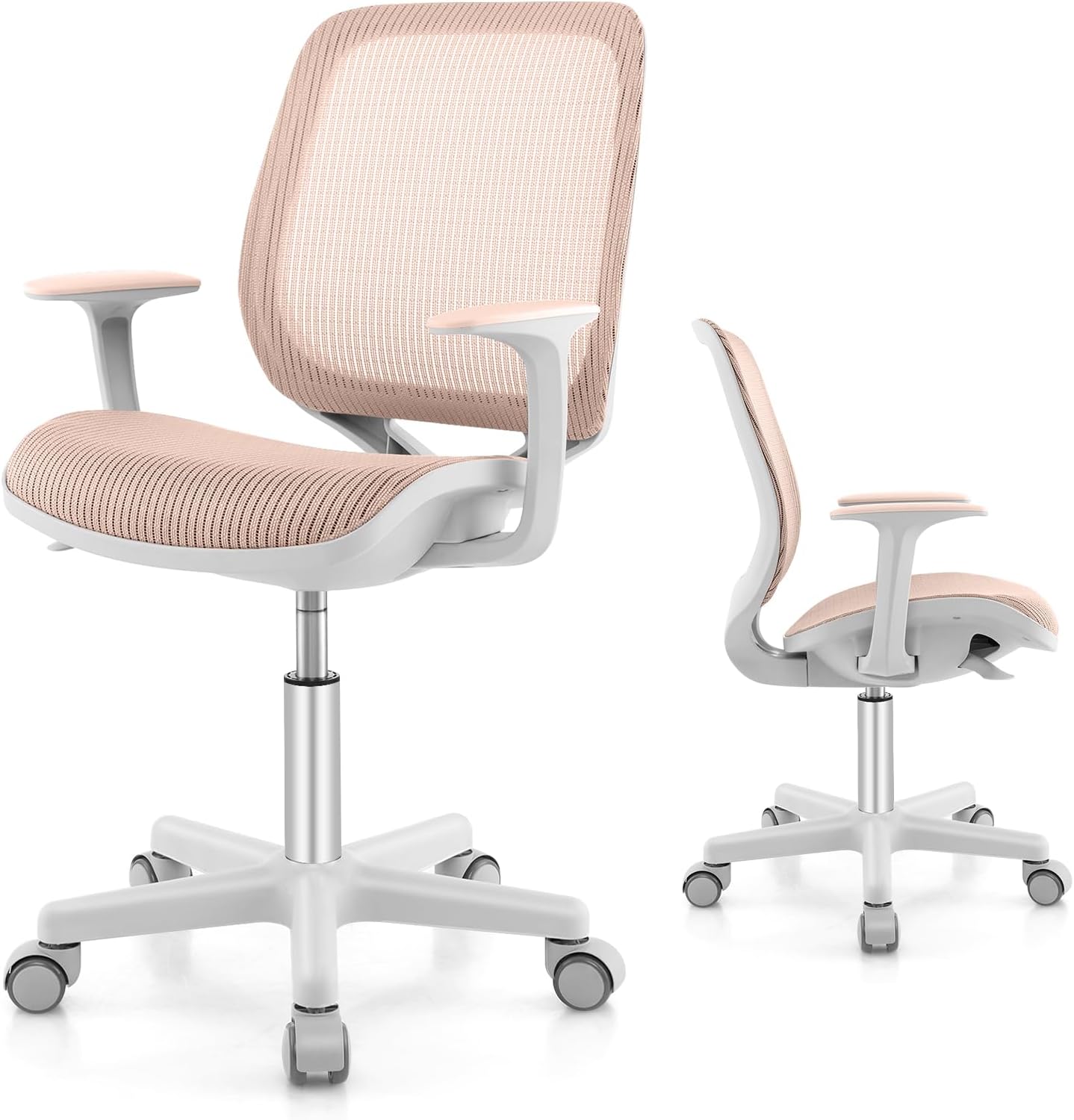 GYMAX Kids Desk Chair, Height Adjustable Children Swivel Chair with ...