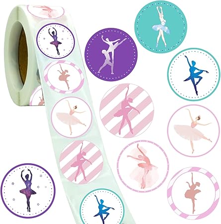 Amazon.com: 500 PCS Ballet Dance Themed Stickers,Dacing/Dance Movements ...