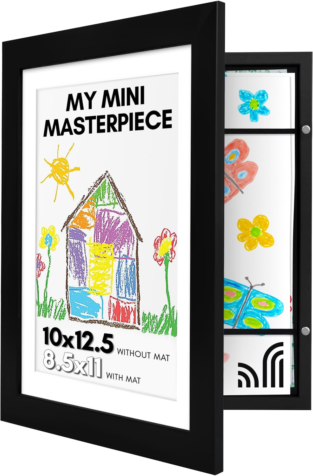 Amazon.com: [4-Pack] Kids Art Frames, 8.5x11 Front Opening Kids Artwork ...
