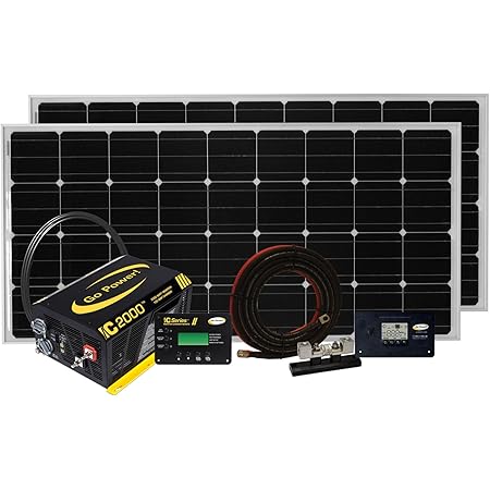 Amazon.com: Go Power! Solar Extreme Complete Solar and Inverter System ...