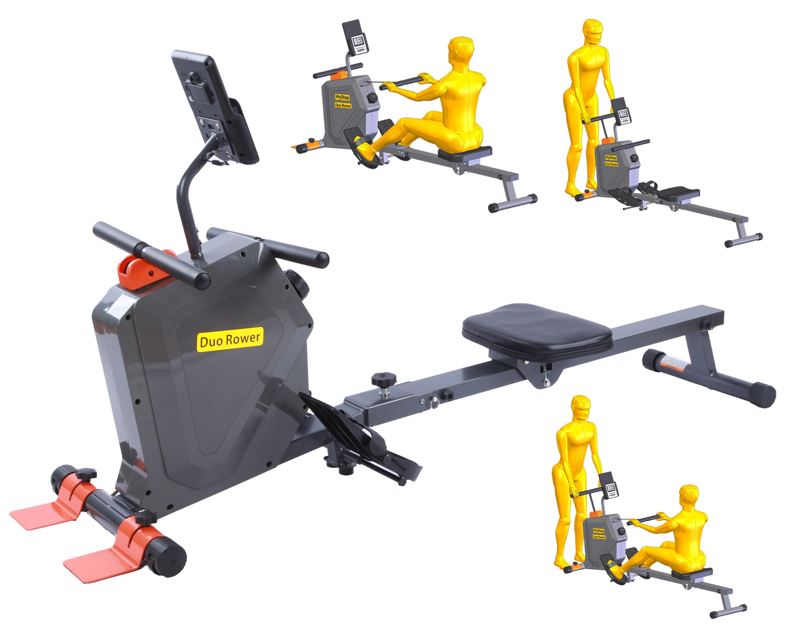 Amazon.com : Magnetic Rowing Machine, Quiet Rowing Machines for Home，8 ...