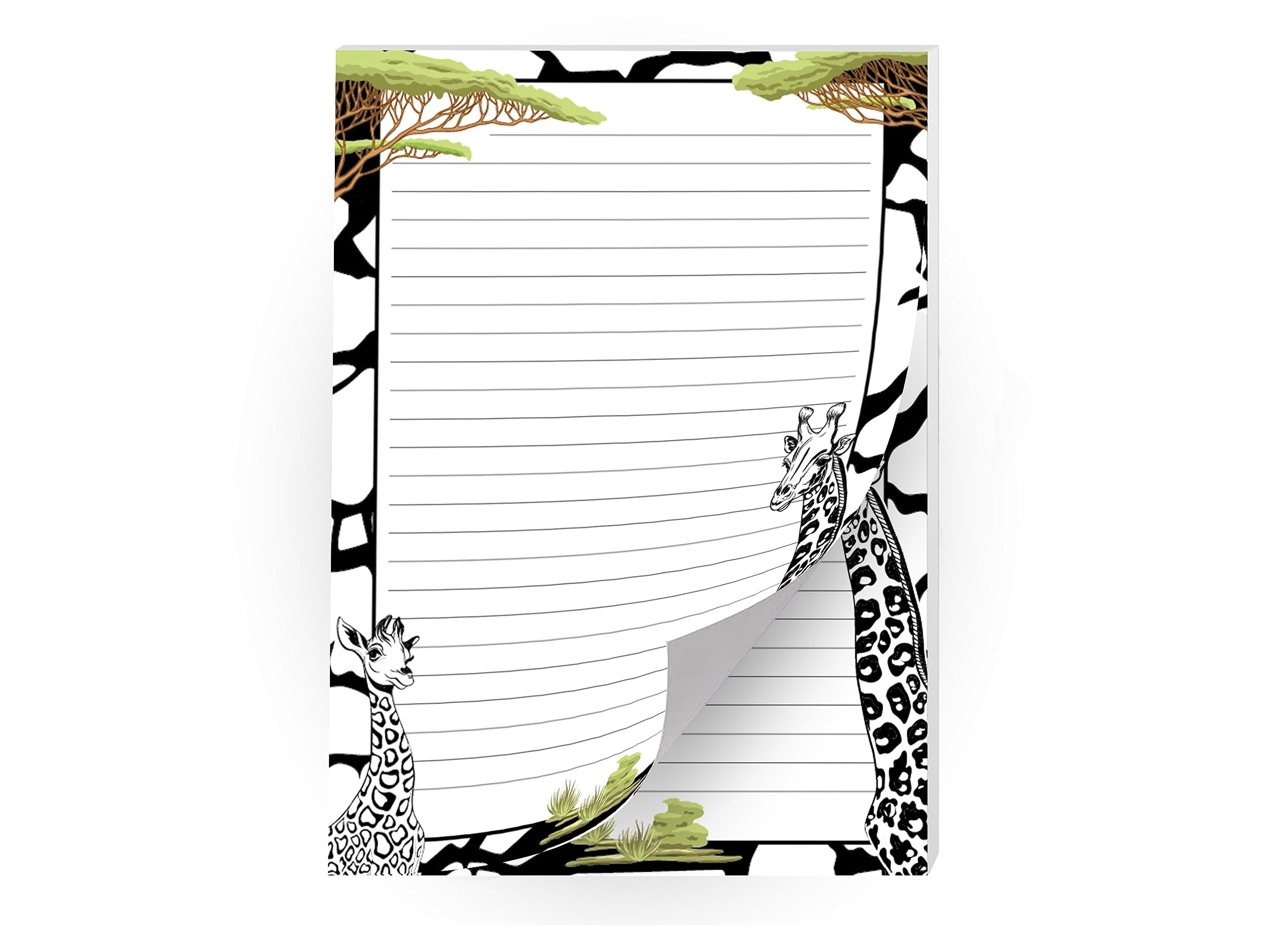 Giraffe Printable Writing Paper Giraffe Craft It's Two Layers (Free