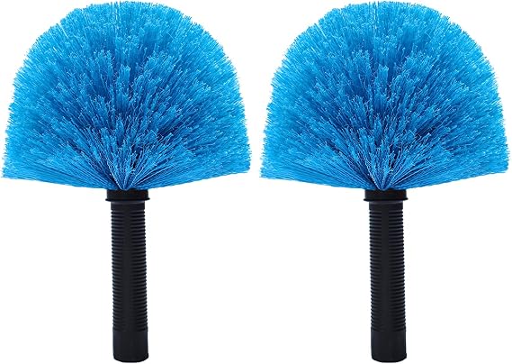 Amazon.com: 2 Pack Blue Robust Cobweb Duster Head Brush//Superior Twist ...