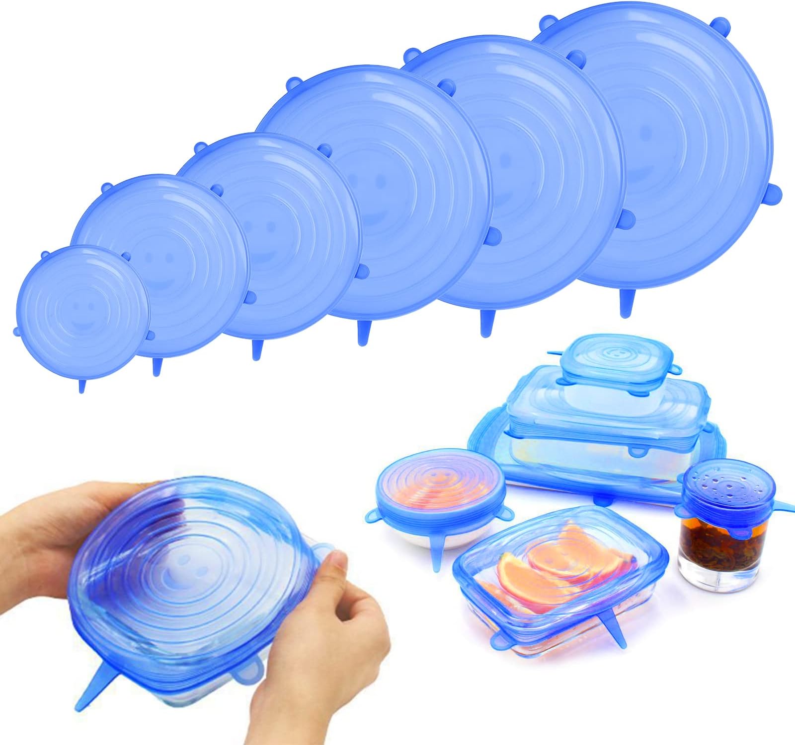 Ziyero 5 Stk Universal Kitchen Silikon Deckel Set Silikon Seal ...