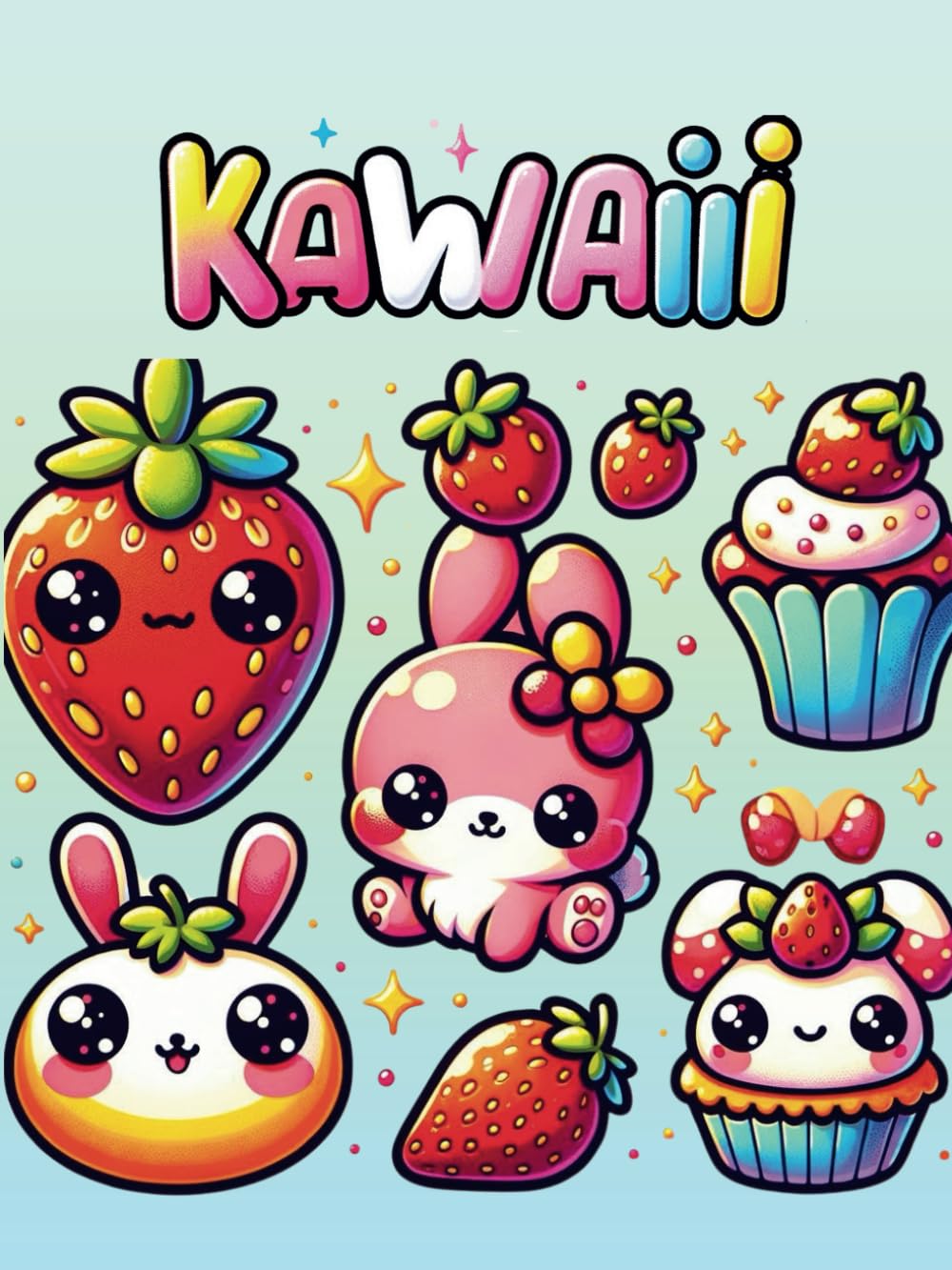 Kawaii Coloring Book-Gender Neutral : Rose: Amazon.de: Bücher