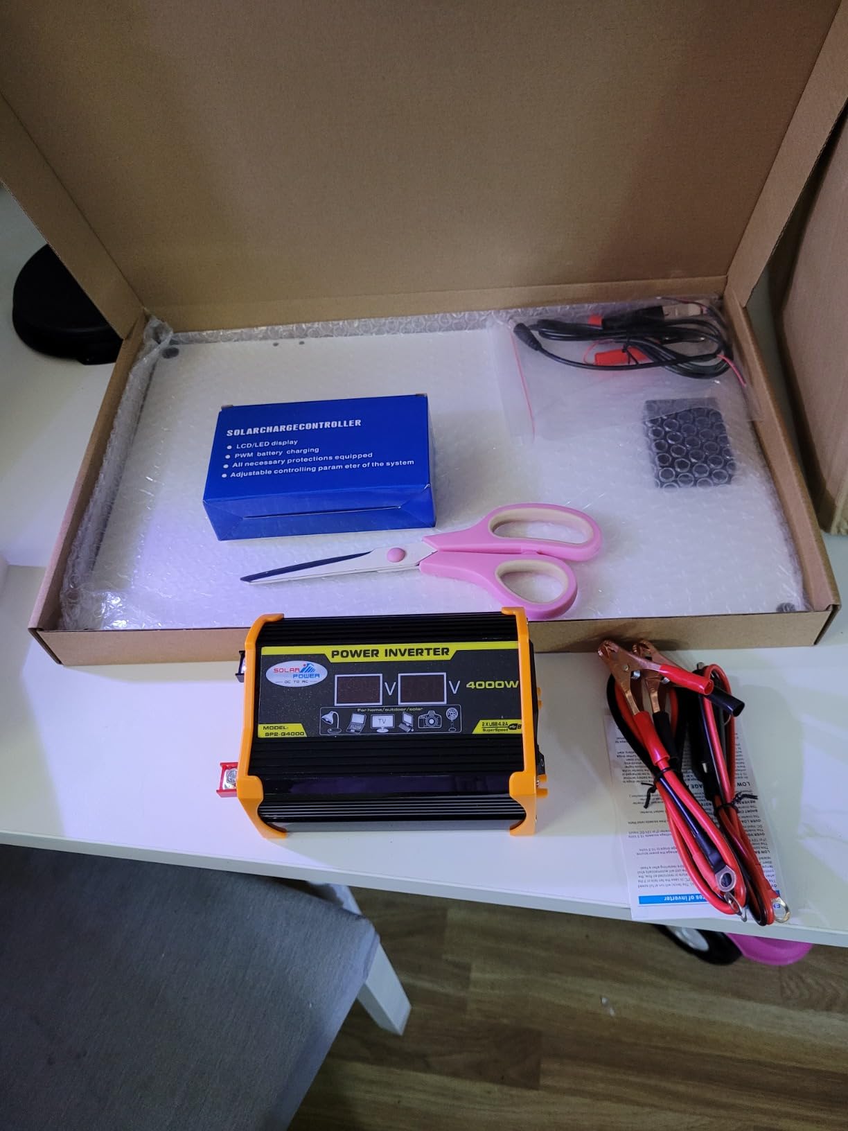 4000W Solar System Panel Starter Inverter PV-Modul, För Hemcampingbåtar ...