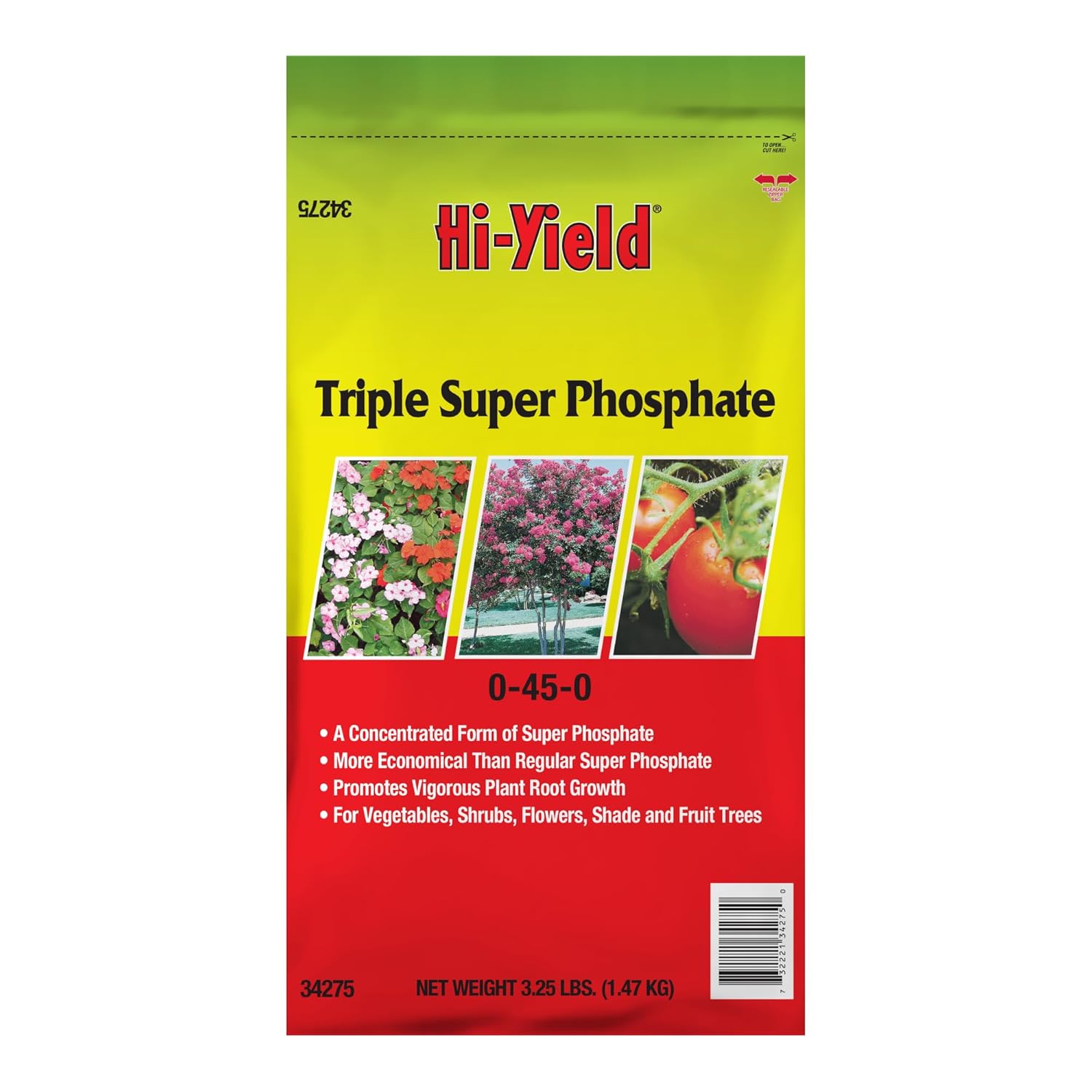 Amazon.com : Hi-Yield (34275) Triple Super Phosphate 0-45-0 (3.25 lbs ...