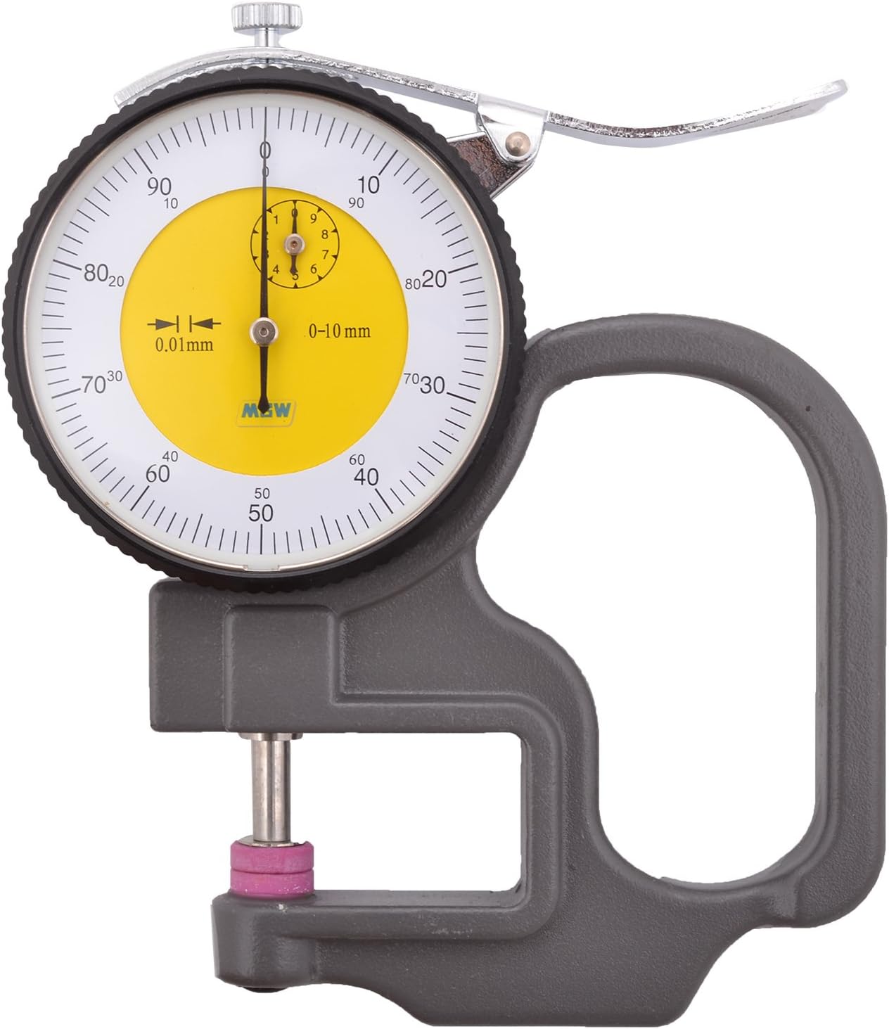 MGW Precision DTG01 Dial Thickness Gauge 10mm, Black : Amazon.in ...