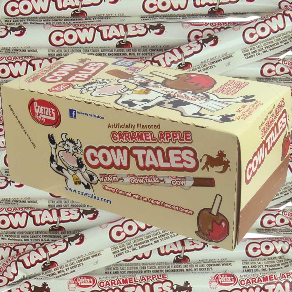 Amazon.com : Goetze's Caramel Cow Tales, Apple, 36 Count : Gummy Candy ...