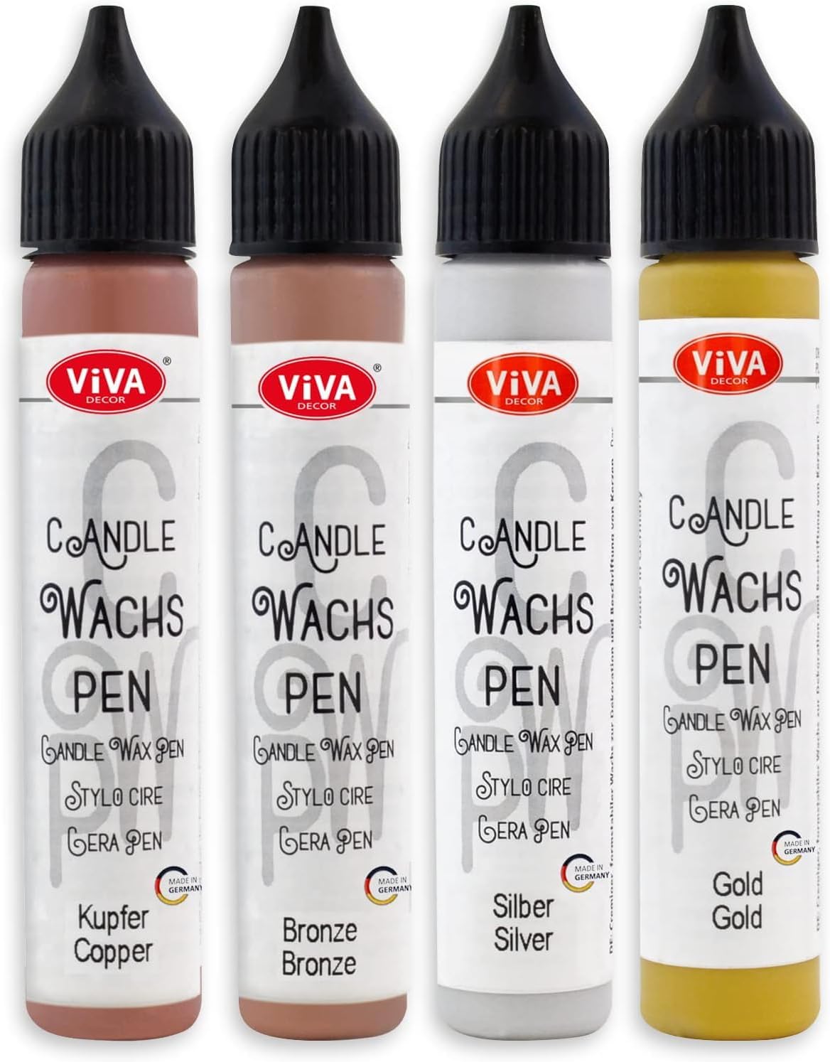 Amazon.com: LM-Kreativ Candle Wax Pen Set – Classic Queen – 4 Metallic ...