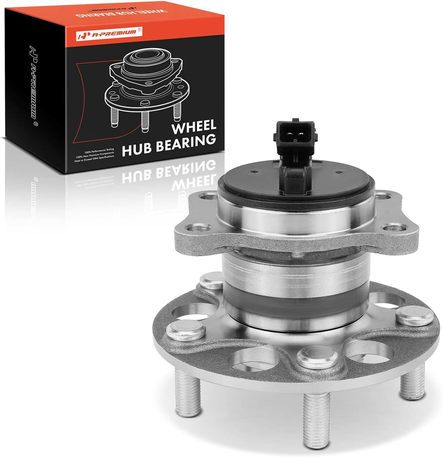 Amazon.com: A-Premium Rear Wheel Bearing and Hub Assembly with ABS & 5 ...