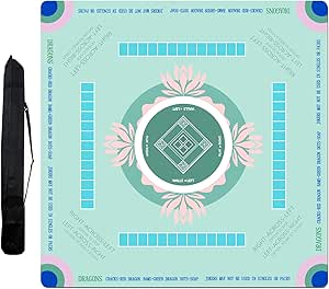 Amazon.com: FOUXTEL Extra Large Mahjong Table Mat - 31.5"x31.5" Non-Slip Noise Reduction Rubber ...