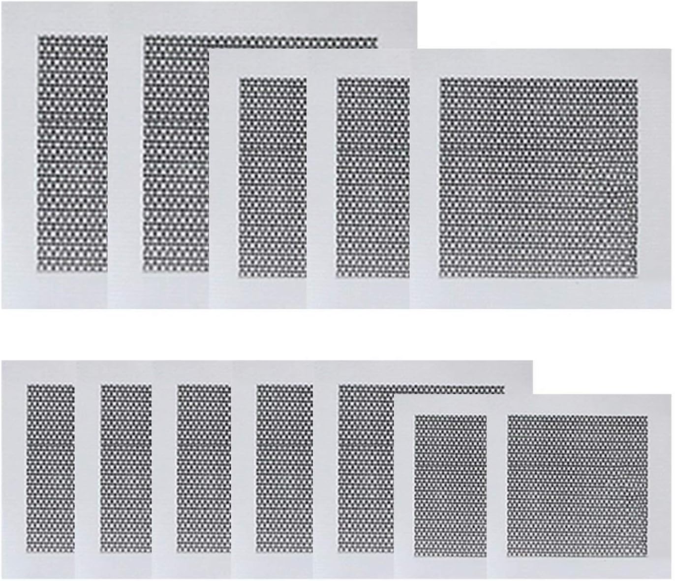 Brave Tour 12 Pack 2/4/6/8 Inch Drywall Repair Patch, Aluminum Wall ...