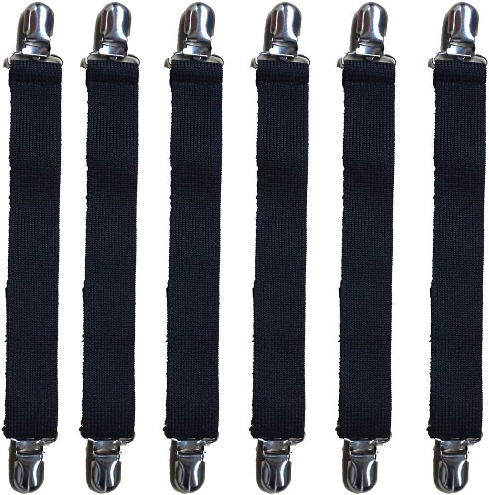 6/PK Dress Cinch Jeans Pants Clip Boot Strap Garment Cincher Waistband ...