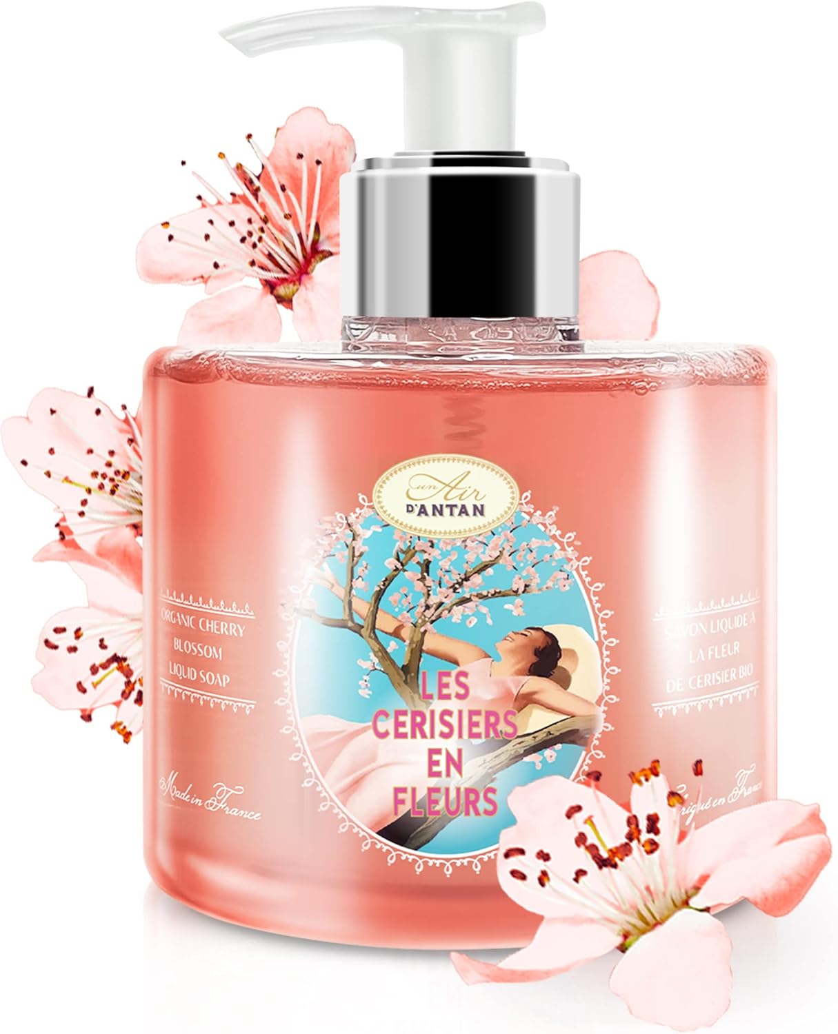 French Marseille Liquid Soap Organic Cherry Blossom 300 ml by Un Air d ...