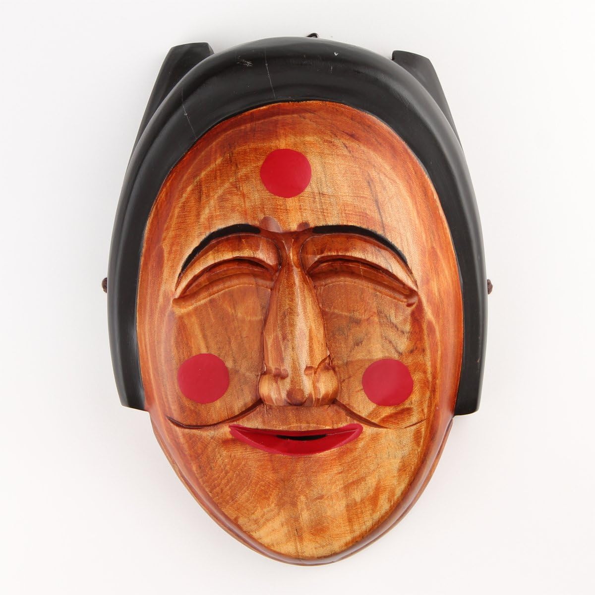 Amazon.com: Real Human Face Size Korea Traditional Hahoe Mask Bune ...