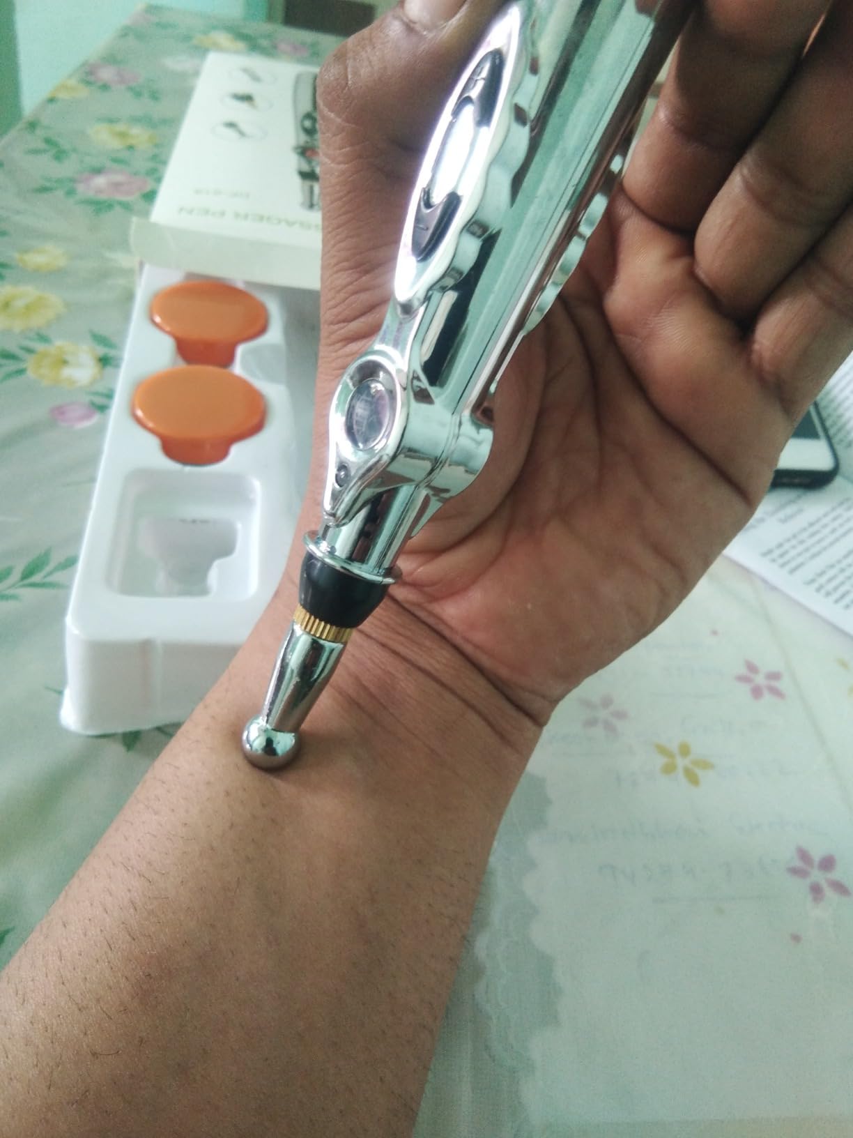 TONIRY Sure Electronic Acupuncture Pen,Electric Meridians Laser ...