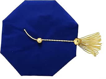 Amazon.com: MyGradDay Doctoral Graduation Tam 8 Sides Doctorate Cap PhD ...