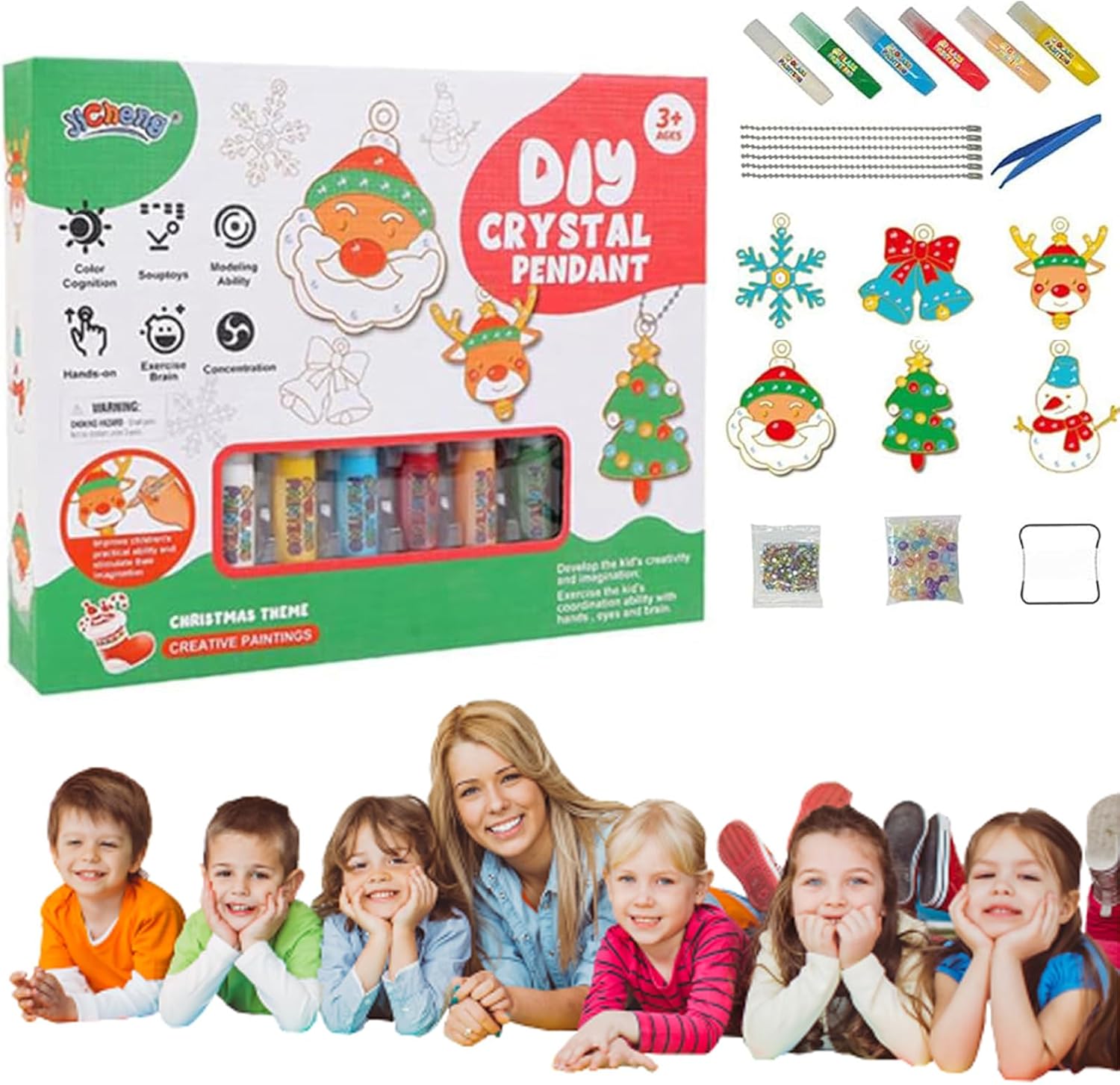 Amazon.com: Darrenxjj Christmas Paint Arts and Crafts Set, 2024 New DIY ...