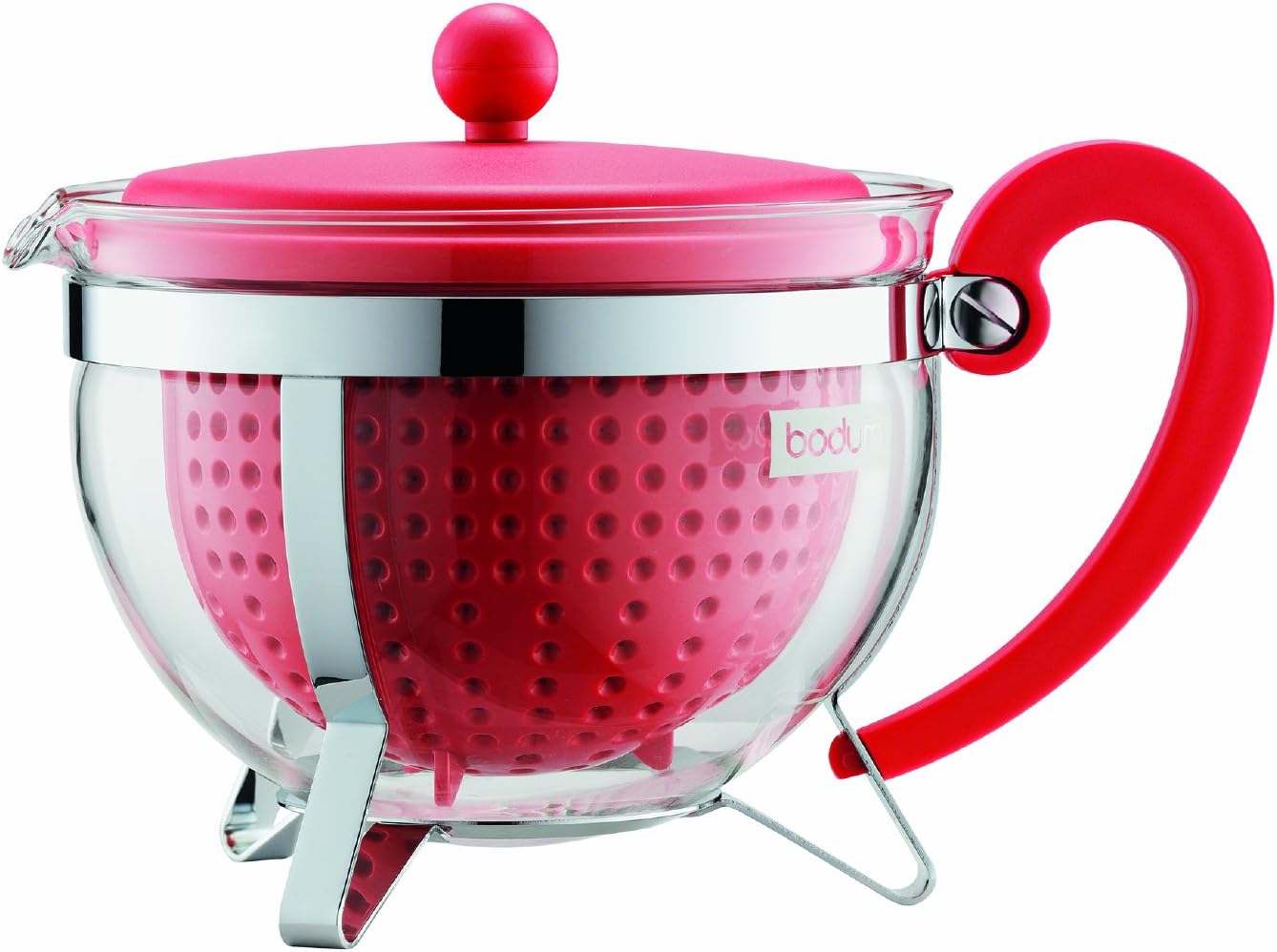 Amazon.com | Bodum Chambord tea Pot 1.5 L with Colourful Plastic Lid ...