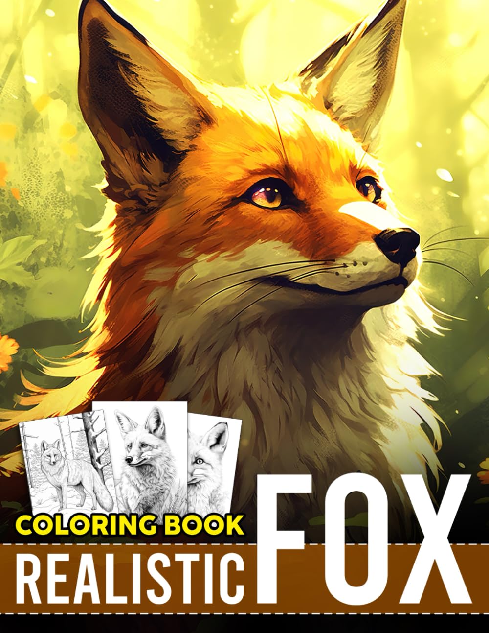 Amazon.com: Realistic Fox Coloring Book: Immerse in the Beauty of Foxes ...
