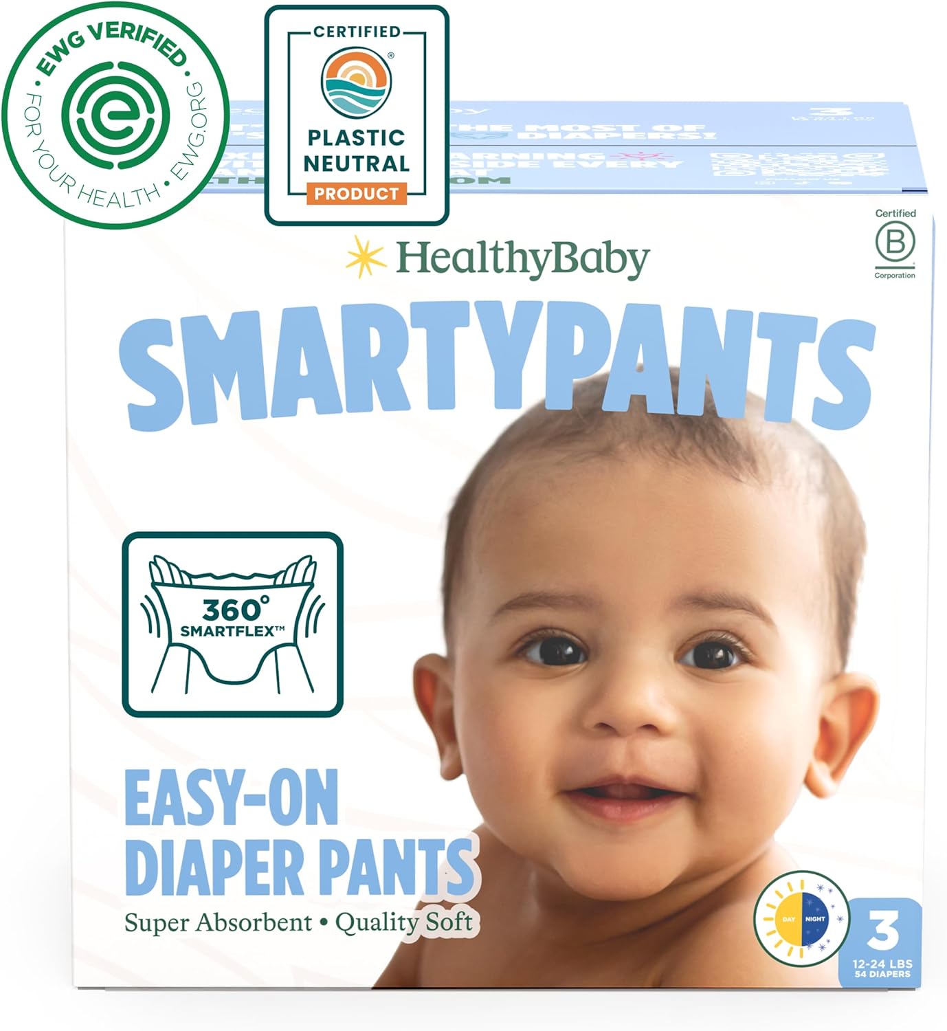 Amazon.com: SmartyPants Pull Up Style Diapers | EWG Verified Safe ...