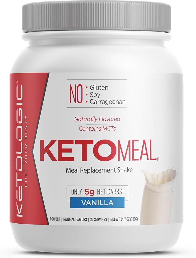 Amazon.com: KetoLogic Keto Meal Replacement Shake Powder For Optimal ...