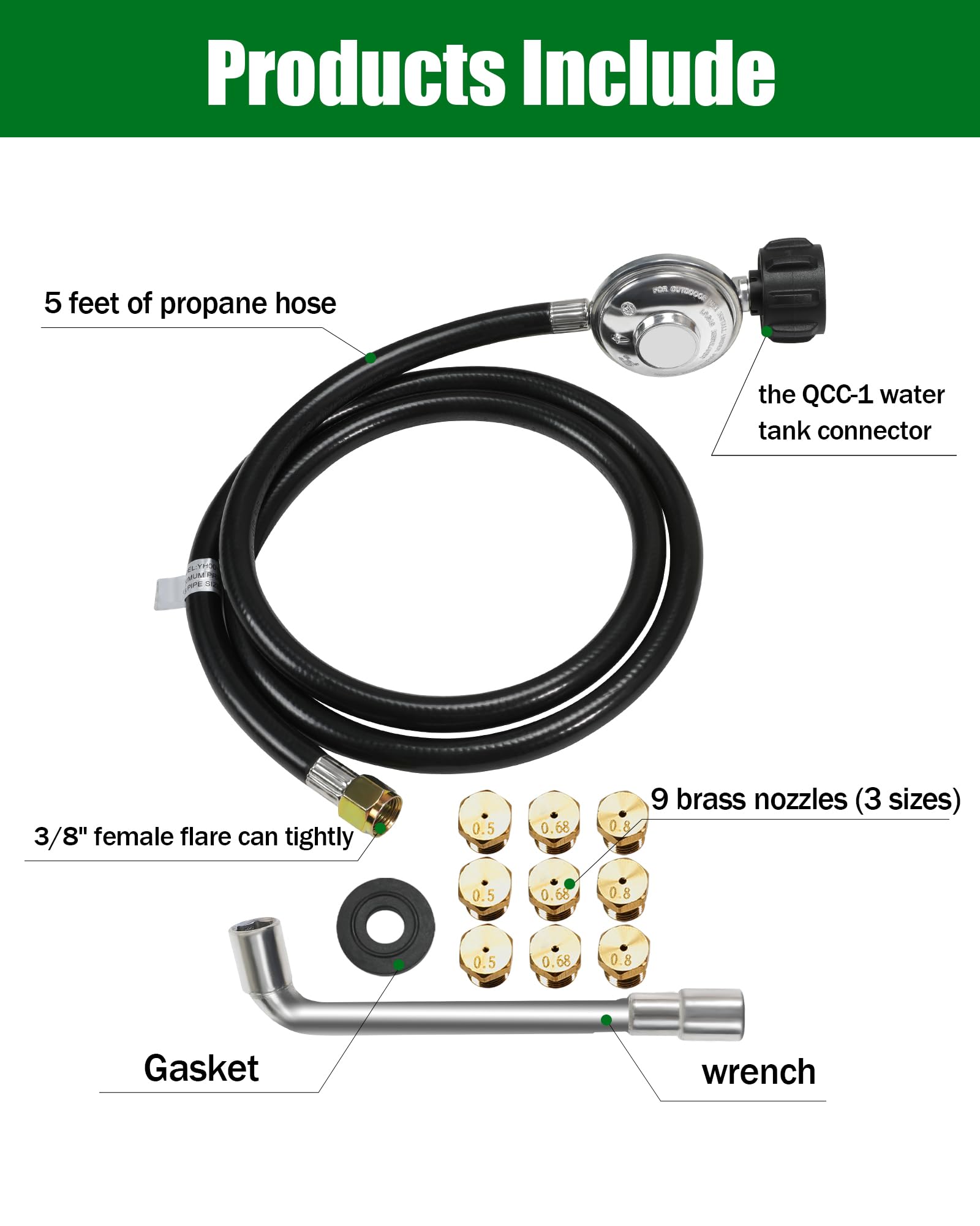 Snapklik.com : 23080901 Natural Gas To Propane Conversion Kit Fit For ...