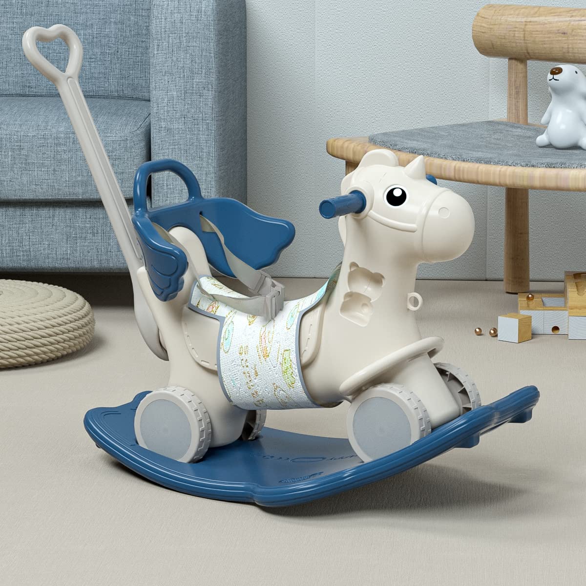 shopurb 2 in 1 Baby Horse Rider for Kids 1-5 Ys Birthday Gift for Kids ...