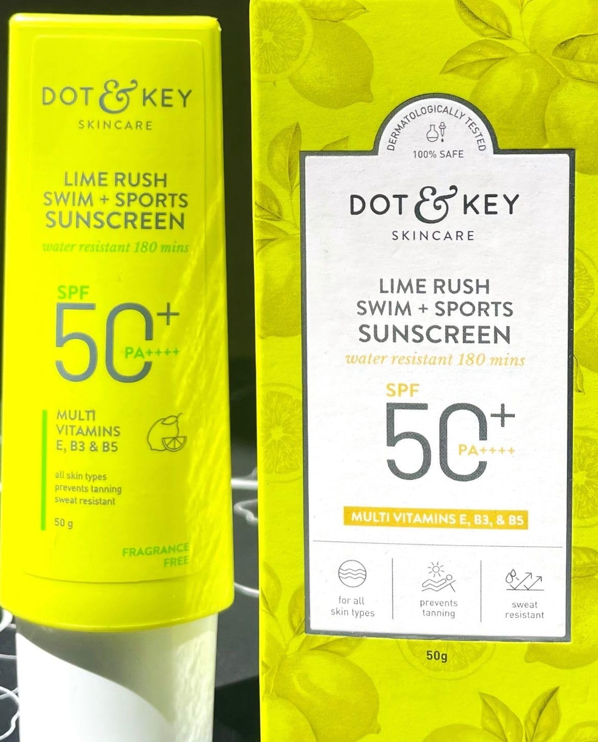 Dot & Key Lime Rush Swim + Sports Sunscreen SPF 50 PA++++ | Water ...