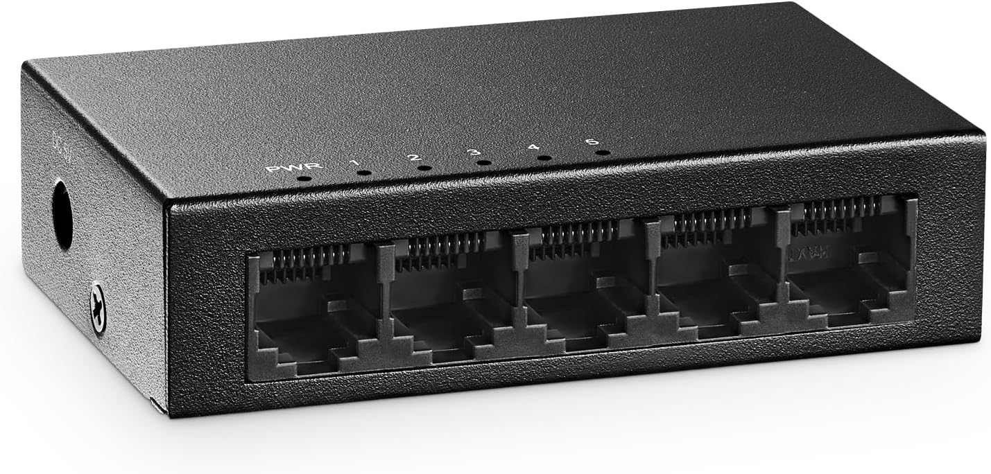 Amazon.com: BRAINBOXES SW-005 Brainboxes Unmanaged Ethernet Switch 5 ...