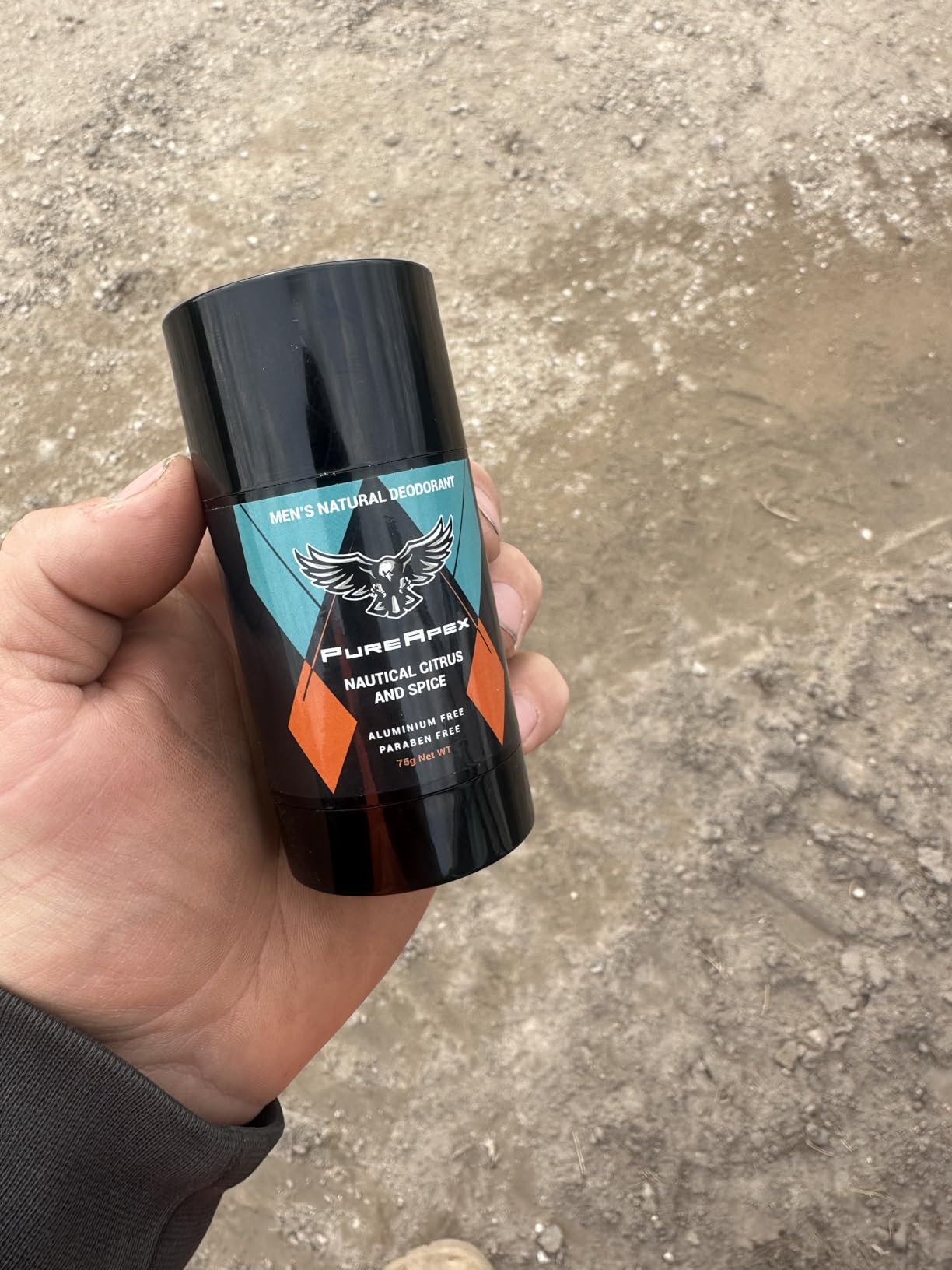 Pure Apex Men's Natural Deodorant - 75g | Aluminium-Free, Stain-Free ...