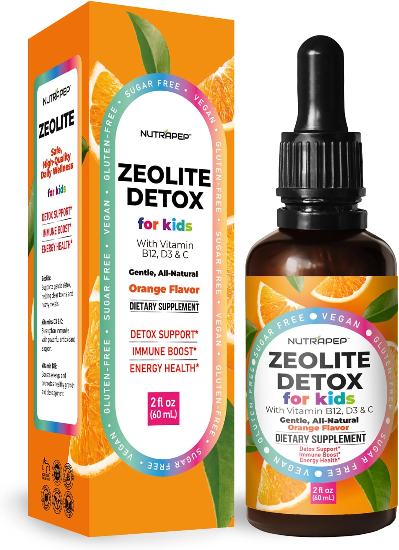 Amazon.com: NutraPep Zeolite Detox Gummies for Kids - Total Body ...