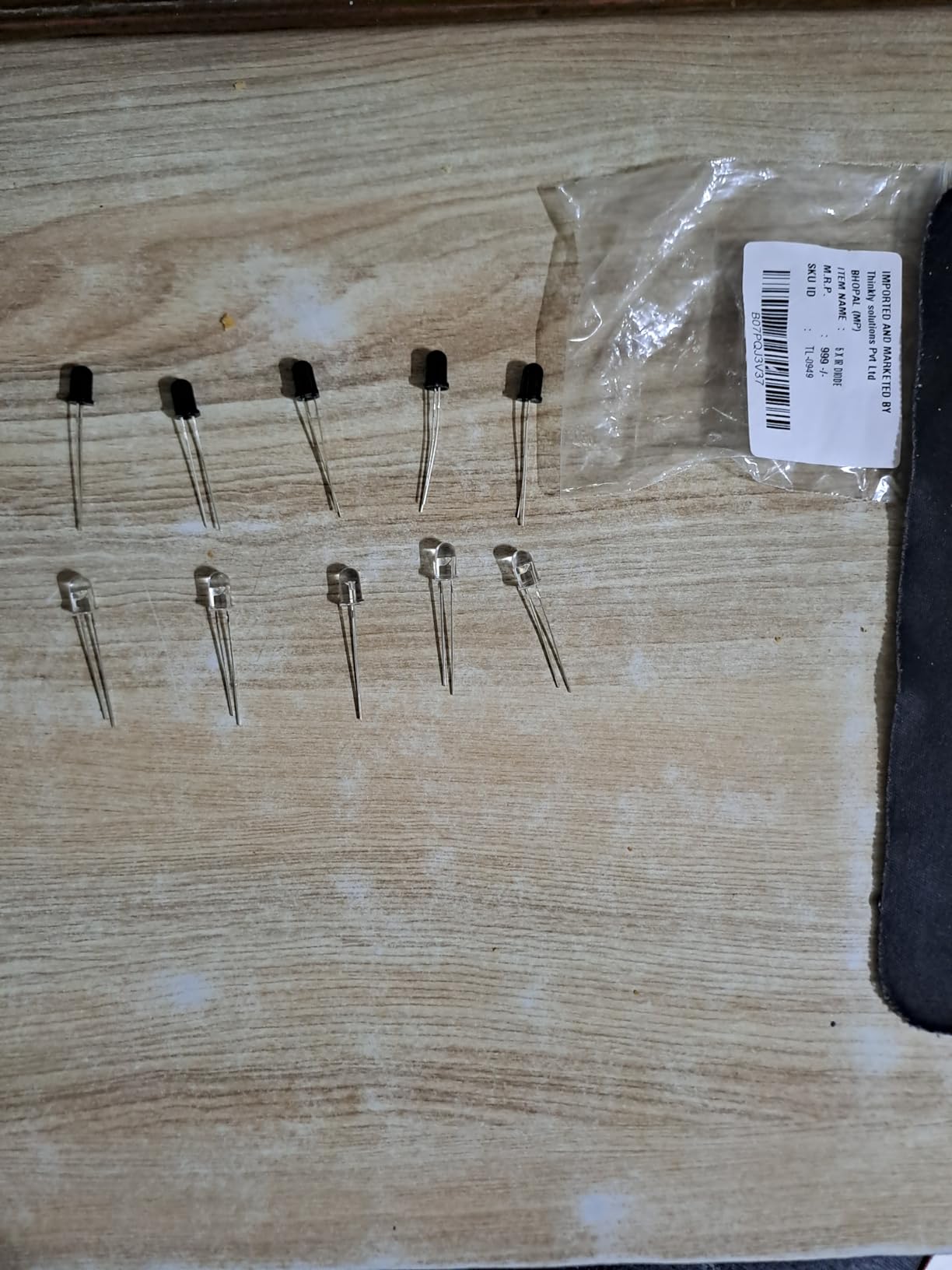 Electrobot Three Legs Infrared Diode LED IR Emission and Receiver ...