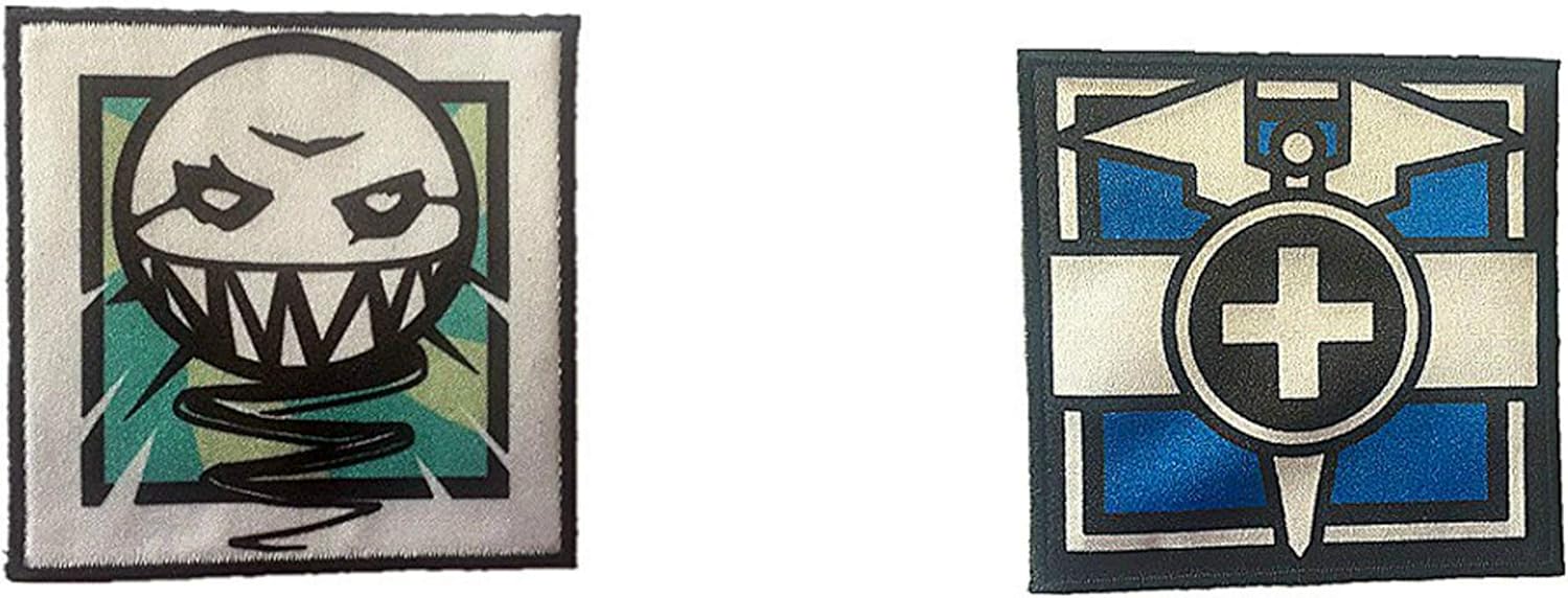 Amazon.com: Rainbow Six Siege Ela & Doc 2.75" 2-Pack Tactical Badge ...