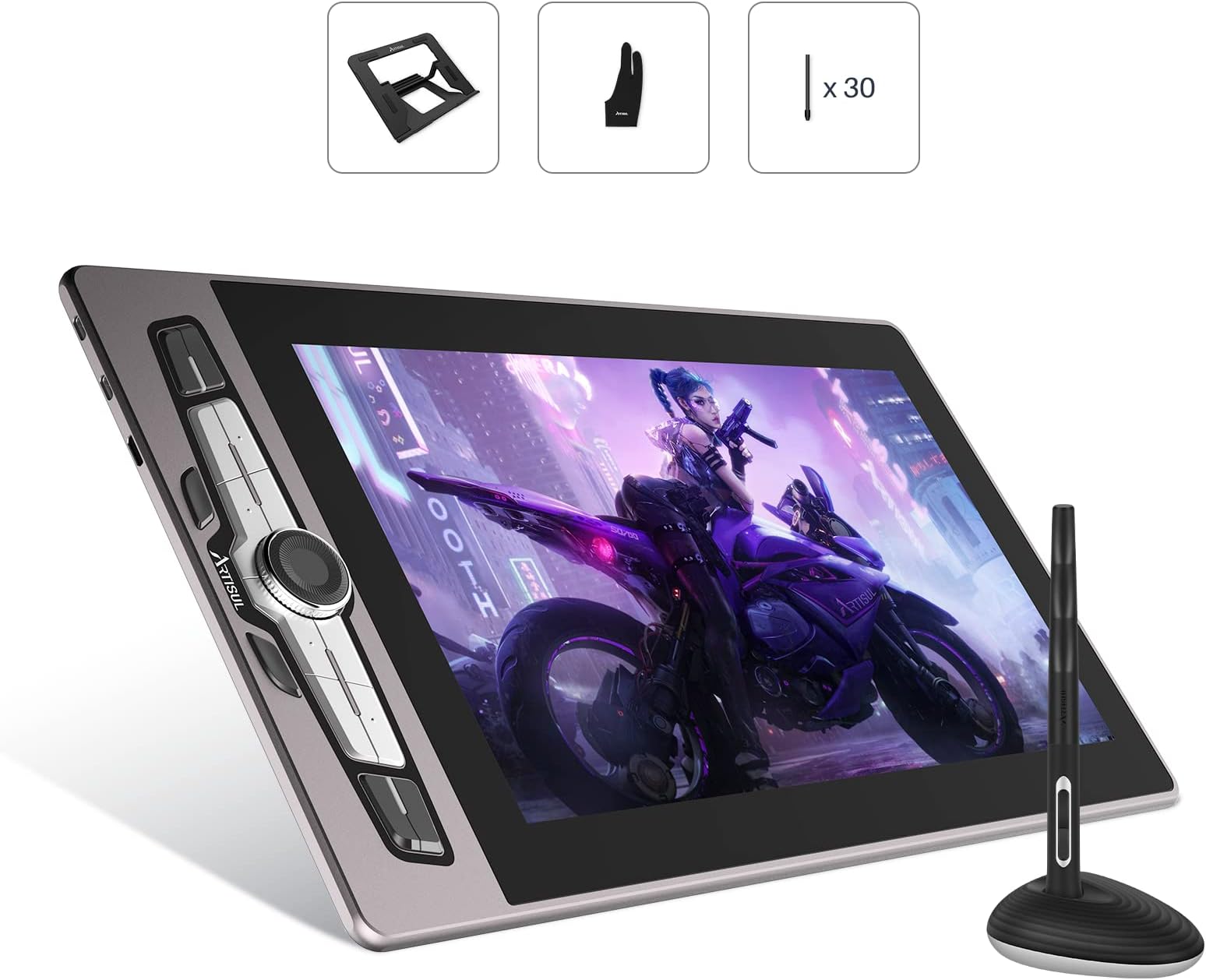 Amazon.com: HUION GT-191 Digital Graphics Drawing Tablet Monitor with ...