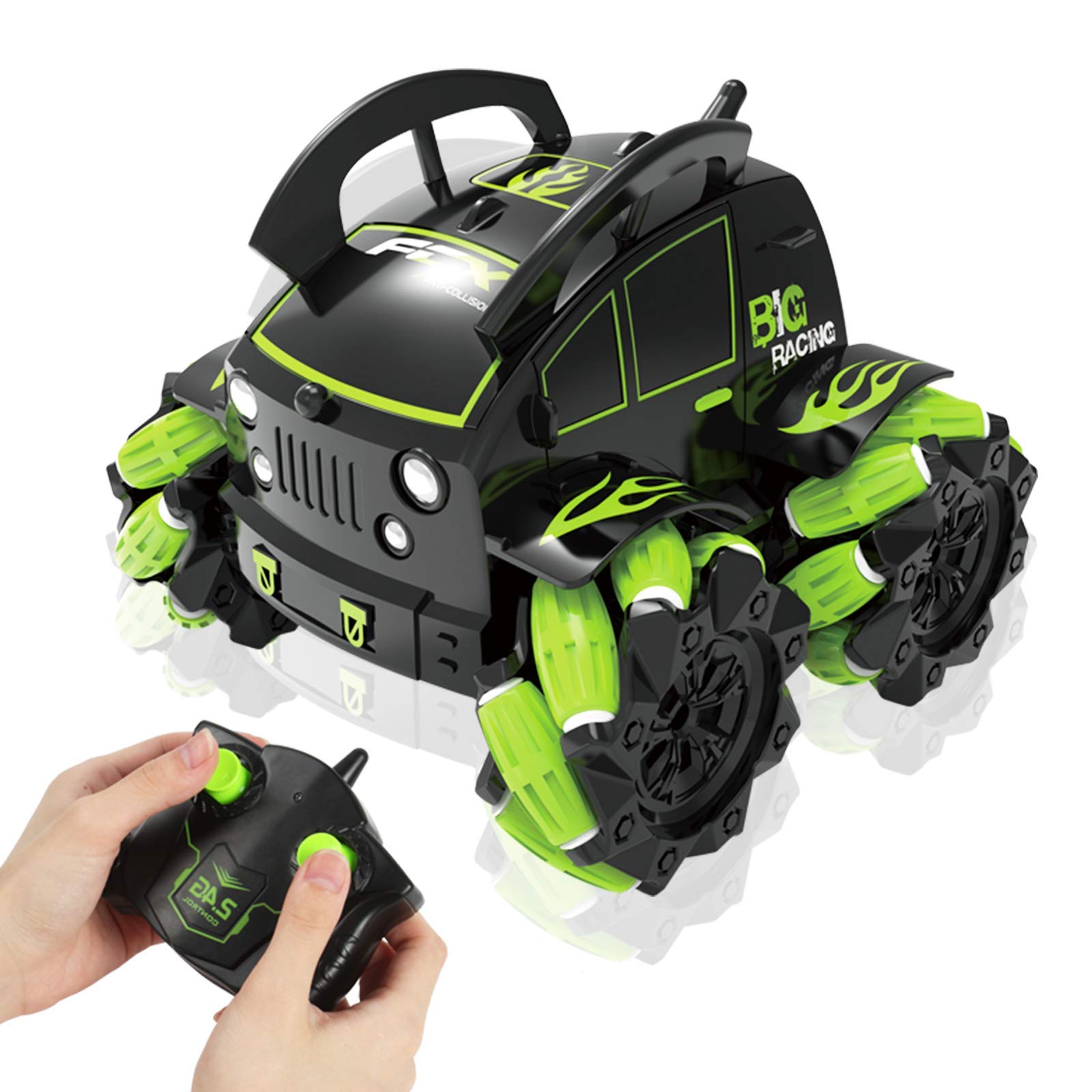 Buy RC Stunt Car for Boys, Masefu 4WD 2.4 GHz Remote Control Stunt ...