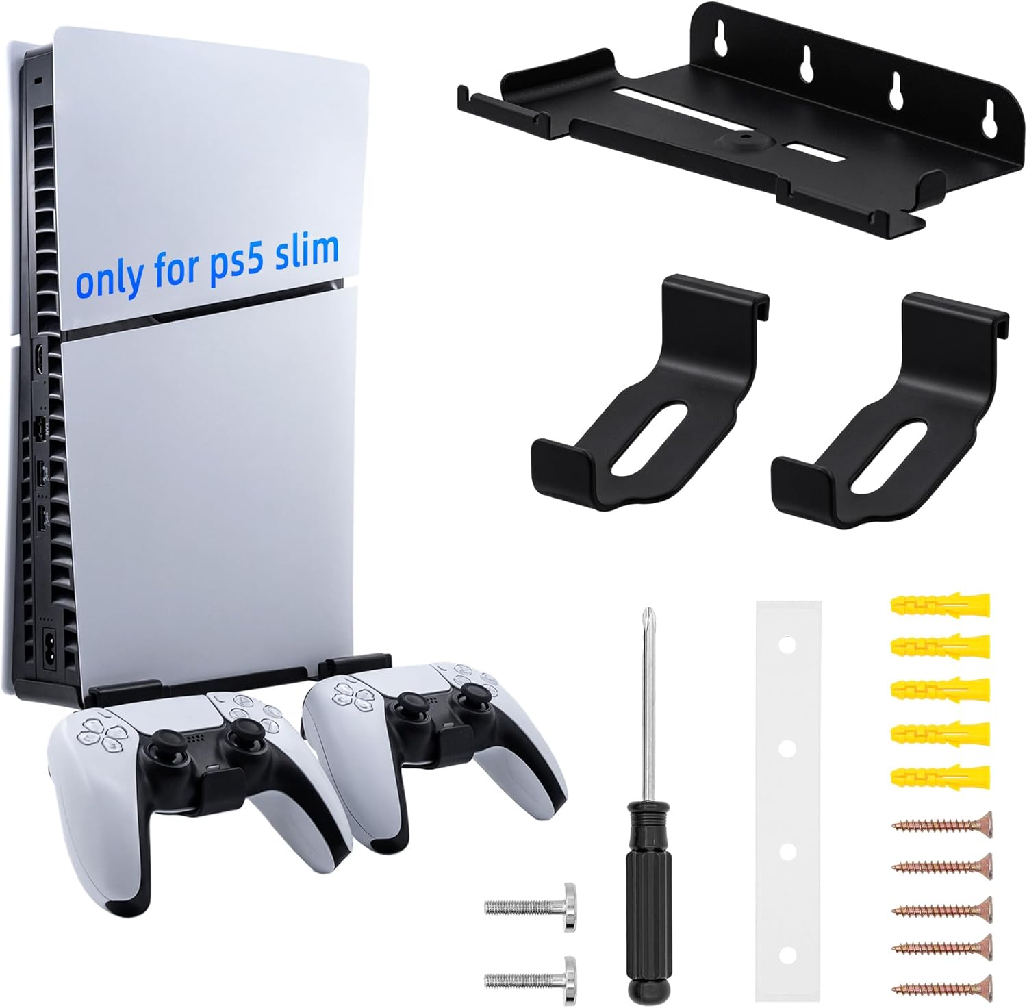 Amazon.com: Mcbazel Wall Mount Kit for PS5 Slim Disc and Digital ...