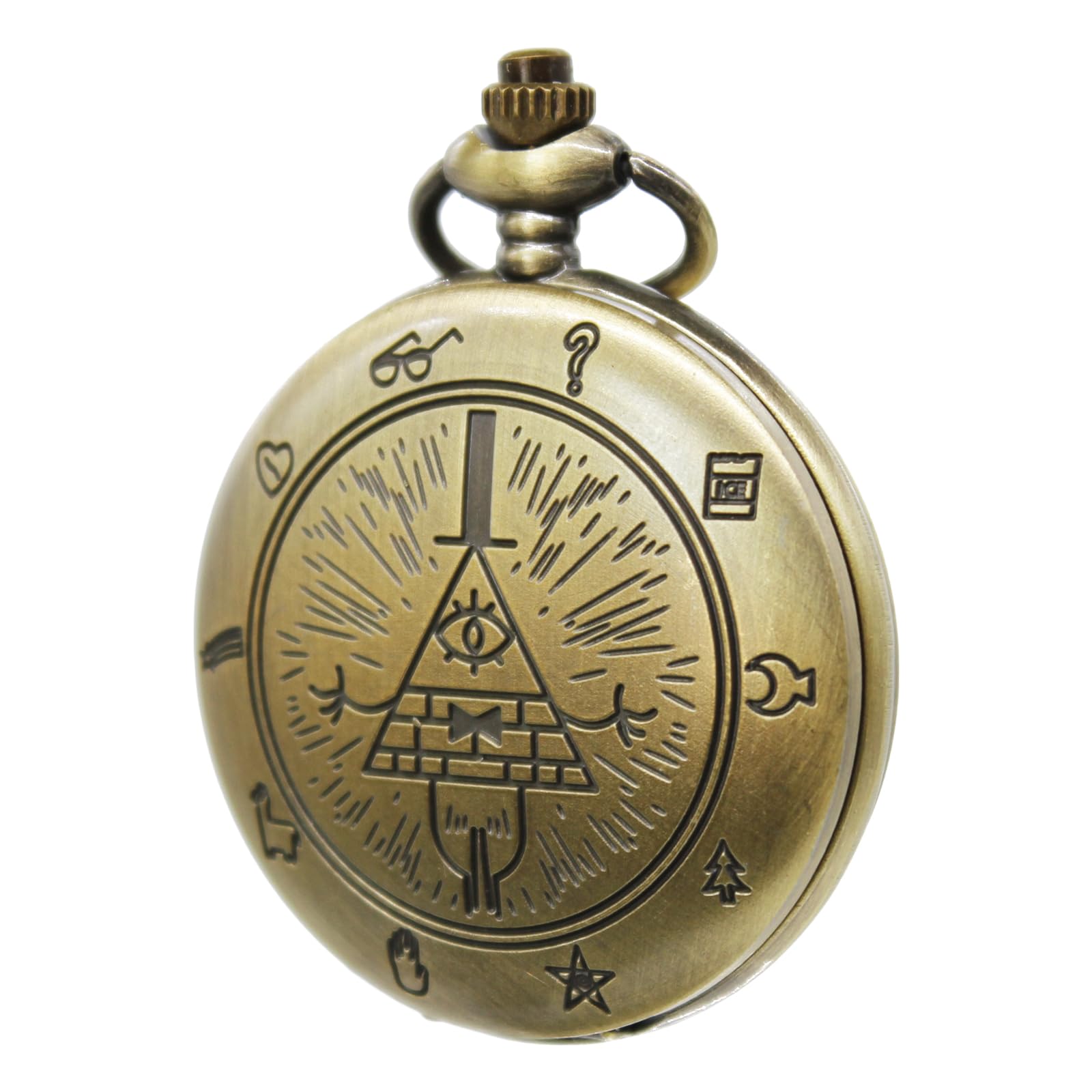 SIMAOTE Vintage Pocket Watch, Gravity Falls - Bill Cipher Pocket Watch ...
